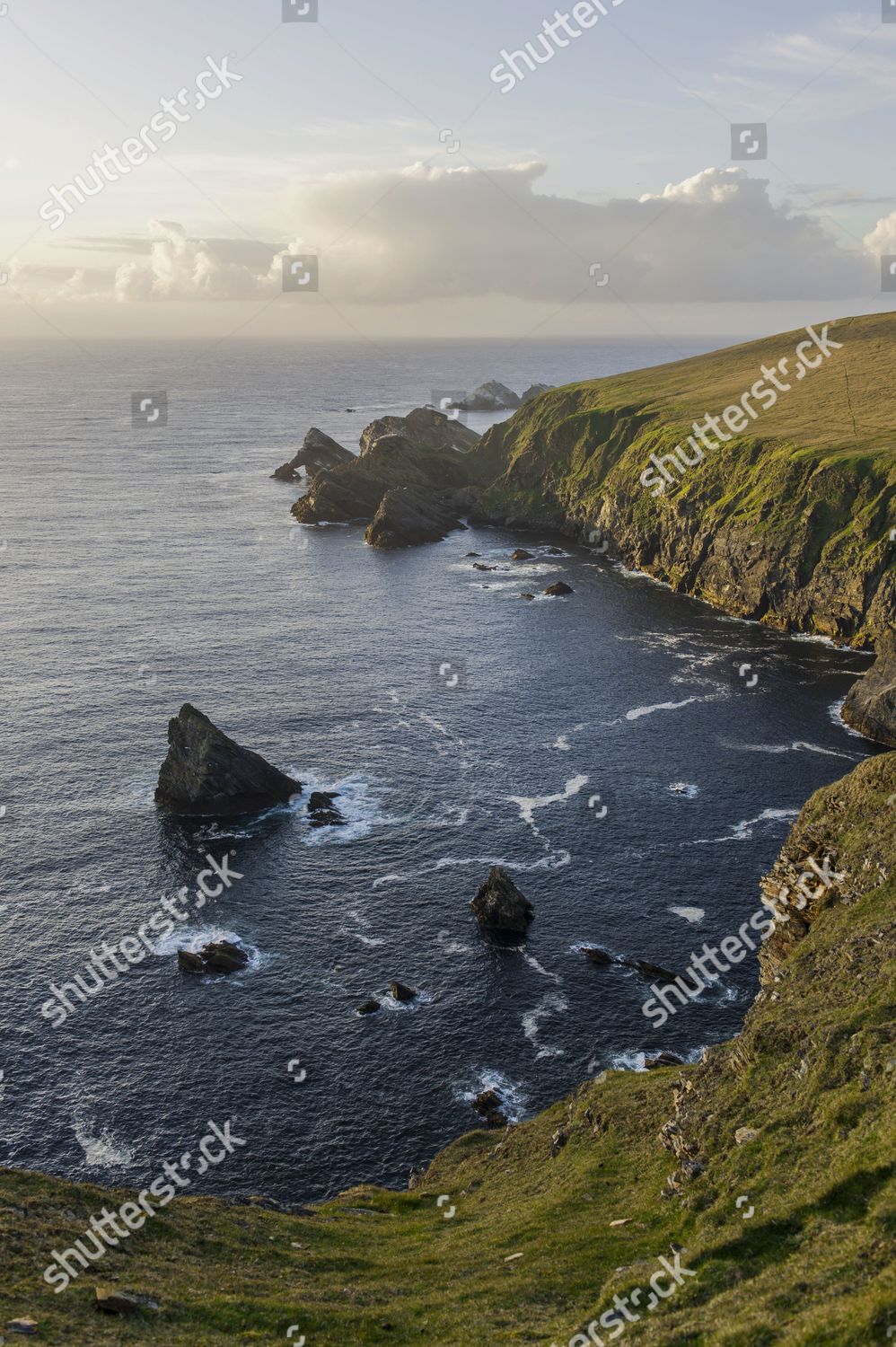 Cliffs Hermaness Nature Reserve Hermaness Unst Editorial Stock Photo ...