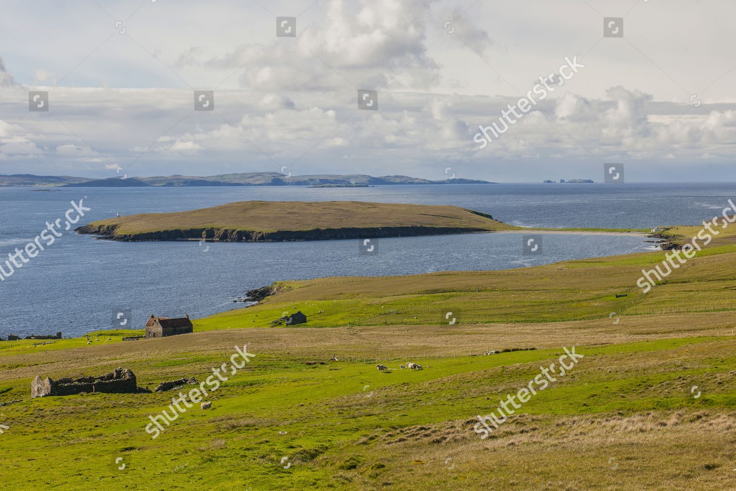 Coastline Yell Shetland Islands Scotland United Editorial Stock Photo ...