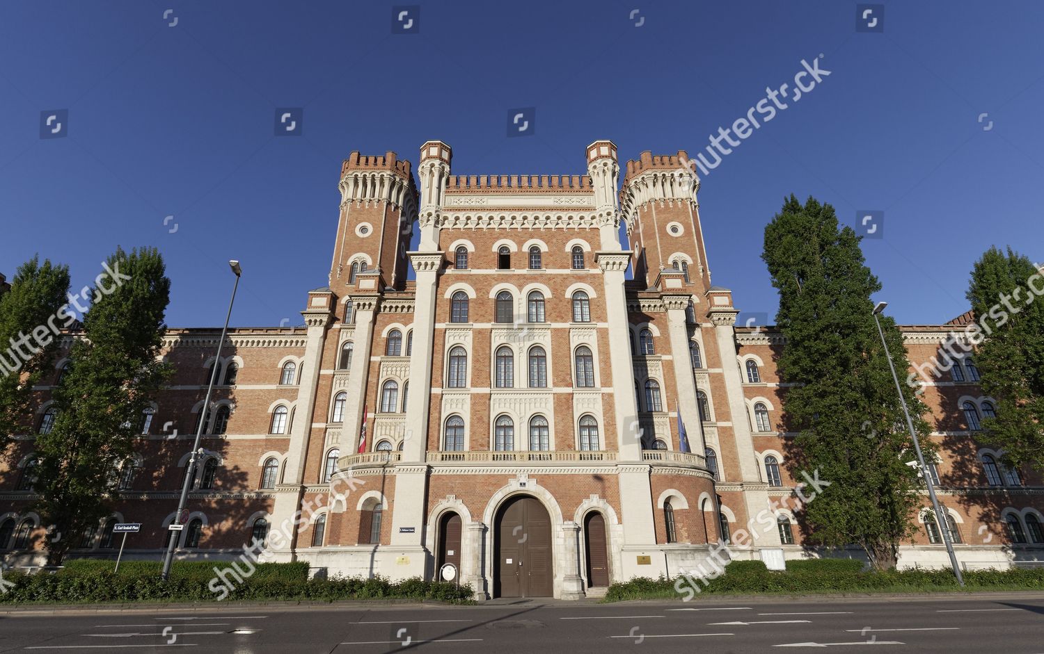 Rossauer Barracks Style Historicism Vienna Austria Editorial Stock ...