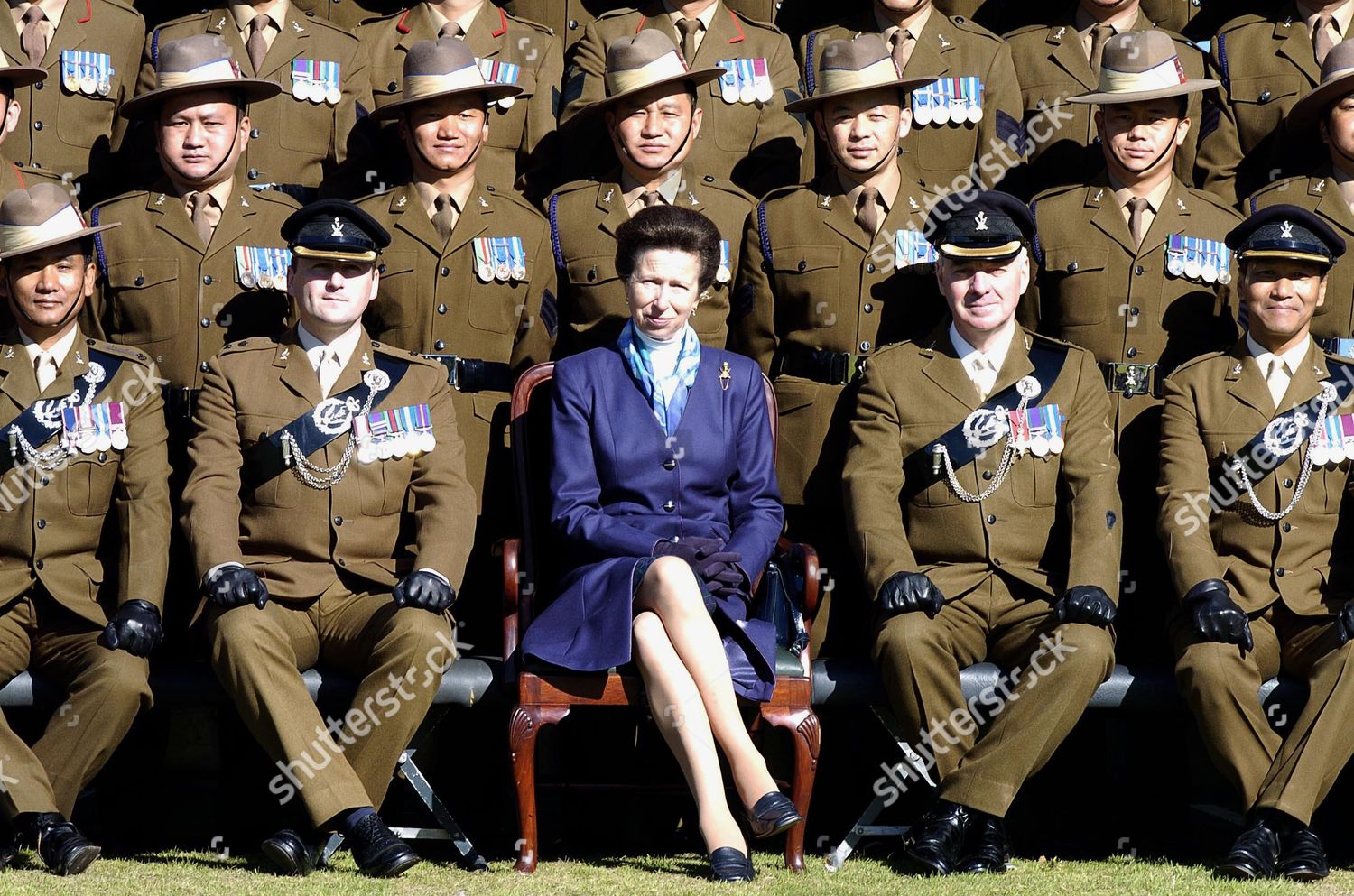 Princess Anne Queens Gurkha Signals 50th Editorial Stock Photo - Stock Image | Shutterstock