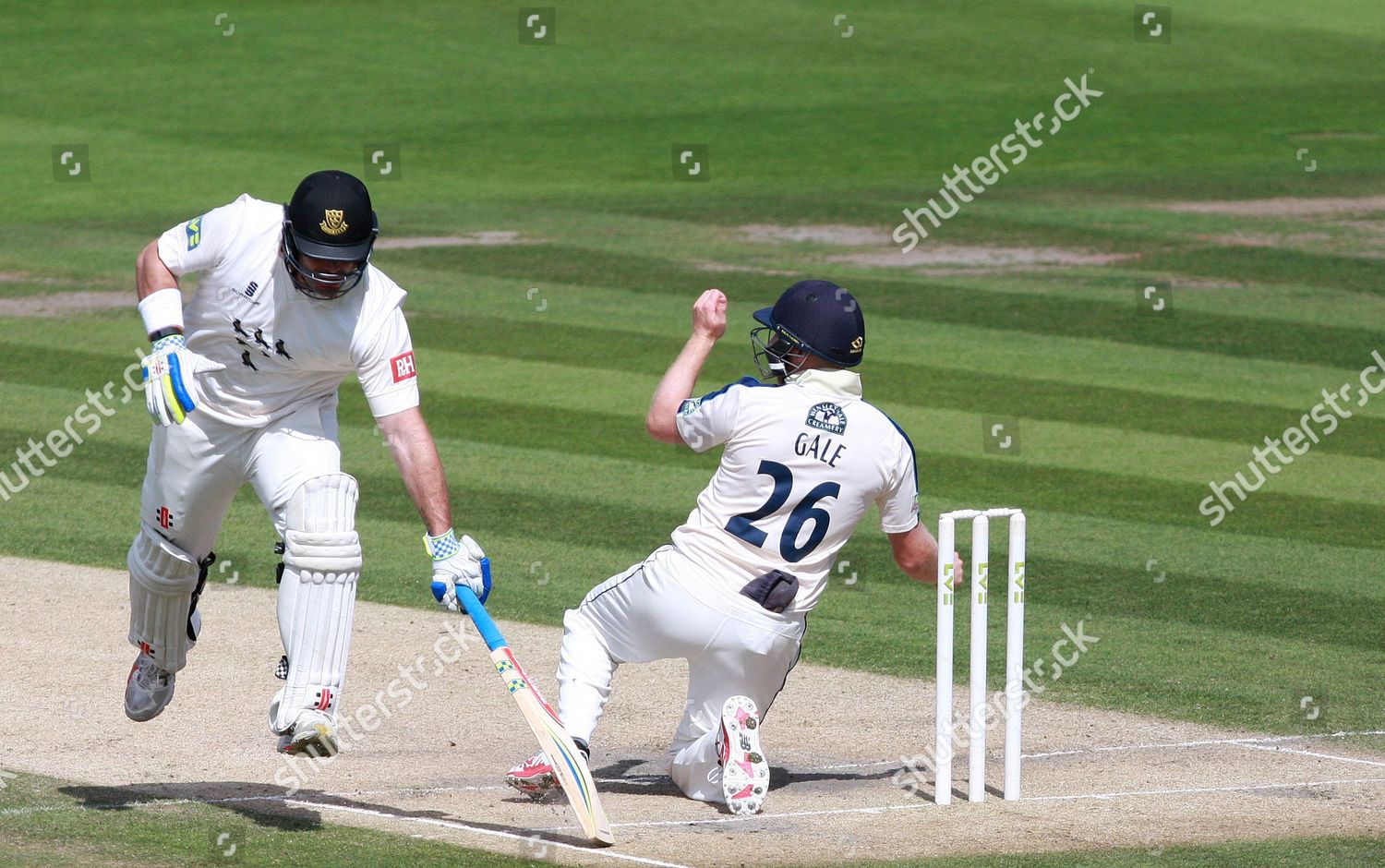 Mike Yardy Safely Makes His Ground Editorial Stock Photo - Stock Image ...