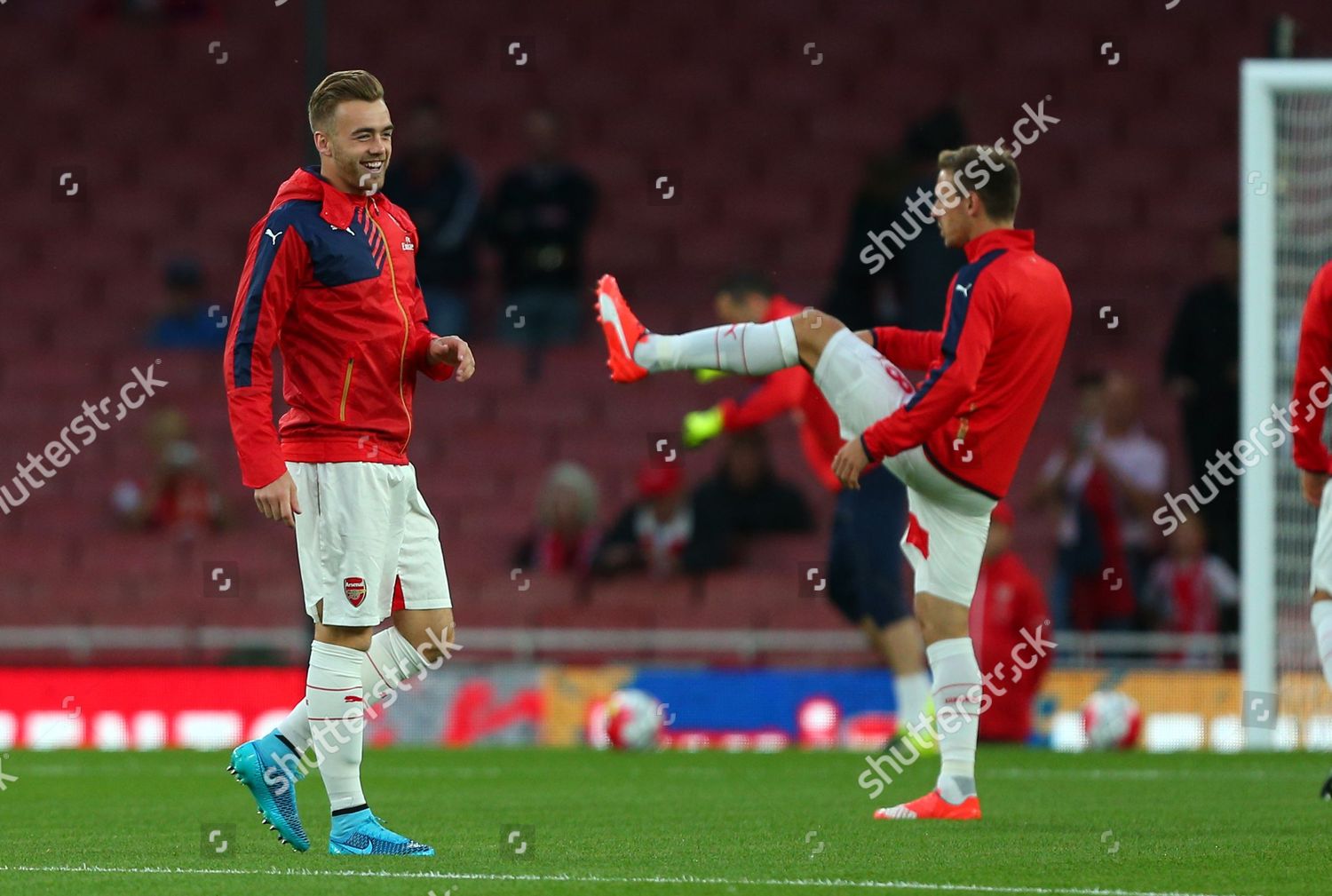 Callum Chambers Arsenal Smiles He Warms Editorial Stock Photo - Stock ...