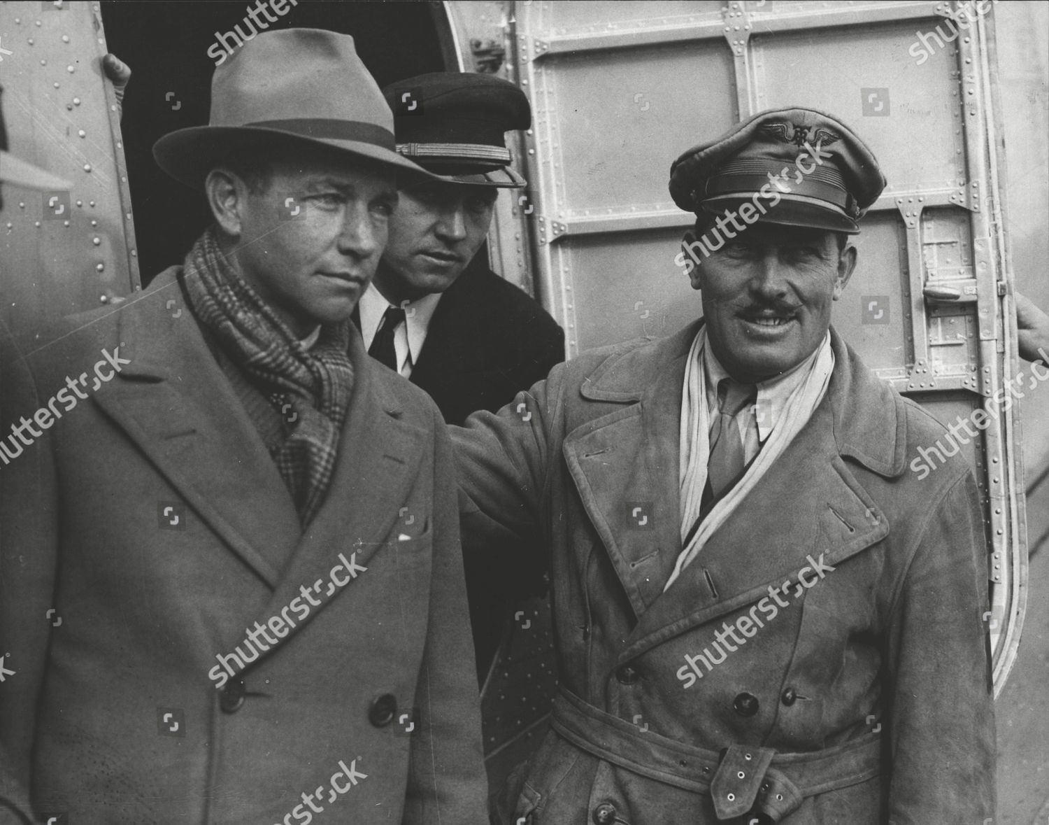 American Aviators Mr Clyde Pangborn Left Editorial Stock Photo - Stock ...