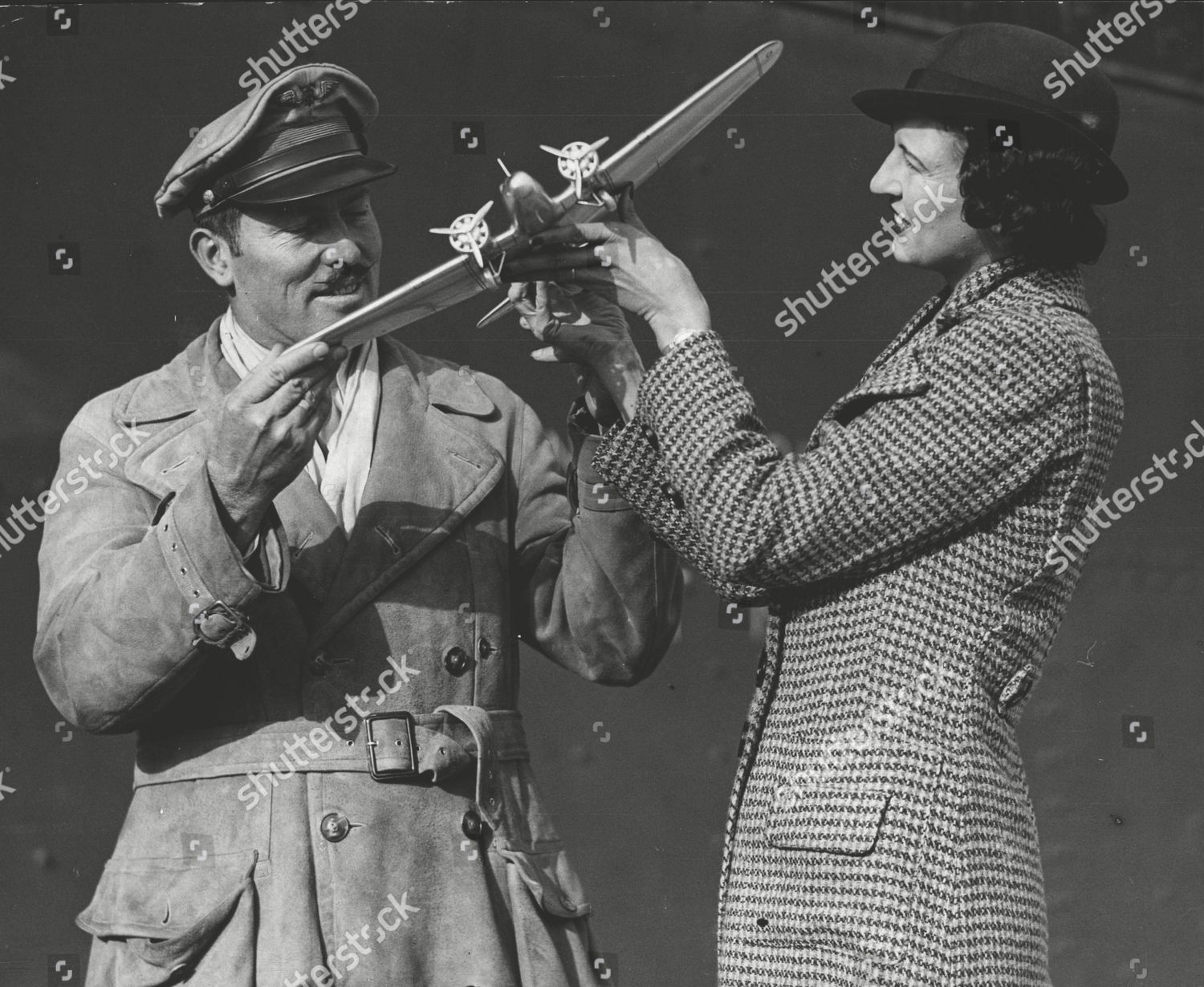 Colonel Roscoe Turner American Pilot His Editorial Stock Photo - Stock ...