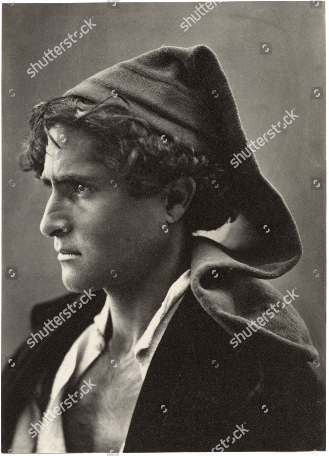 Man Stocking Cap No9 Sicily Photo Editorial Stock Photo - Stock Image ...