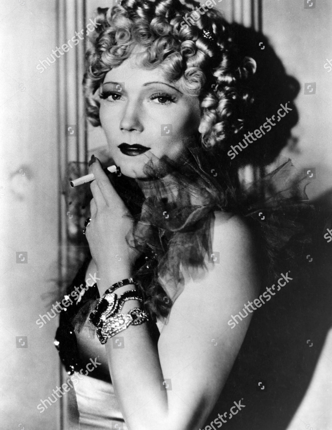 Gilda Gray Portrait Cigarette Circa Late Editorial Stock Photo - Stock ...