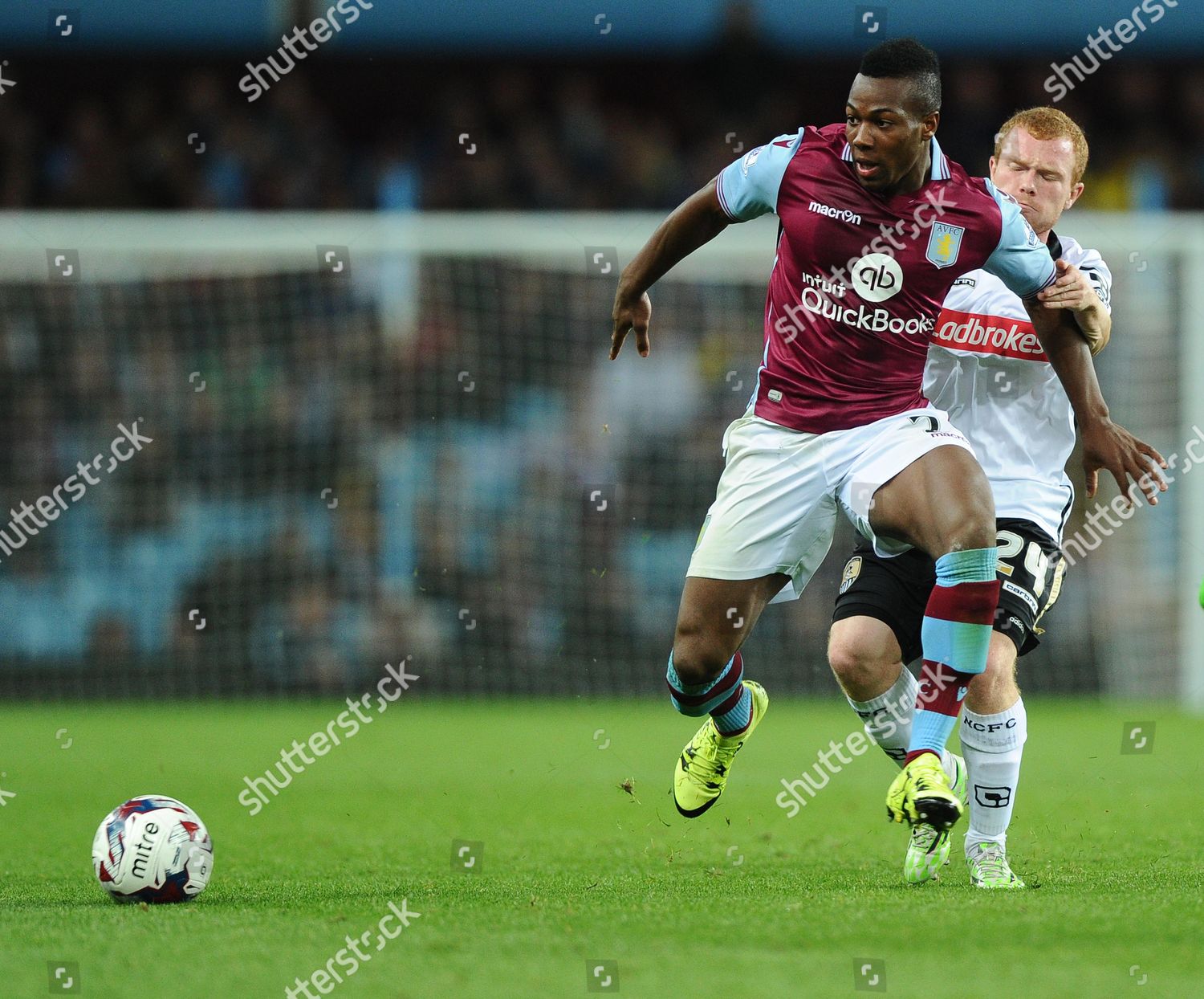 Adama Traore Aston Villa Battles Ball Editorial Stock Photo - Stock ...