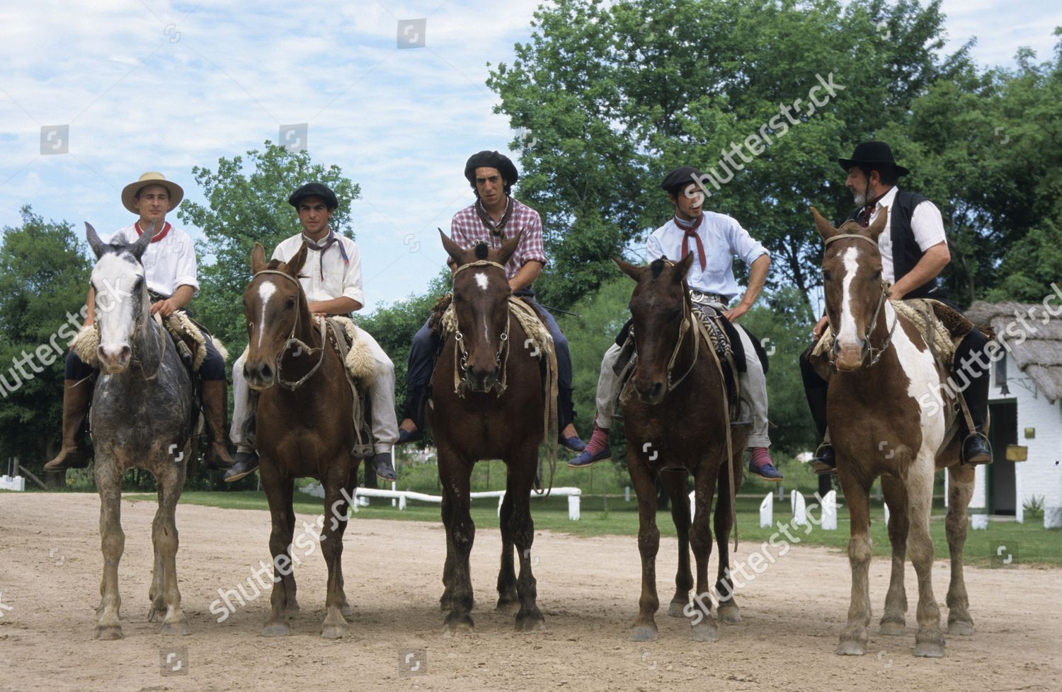 Gauchos Argentinian Cowboys Estancia Ranch Near Editorial Stock Photo ...