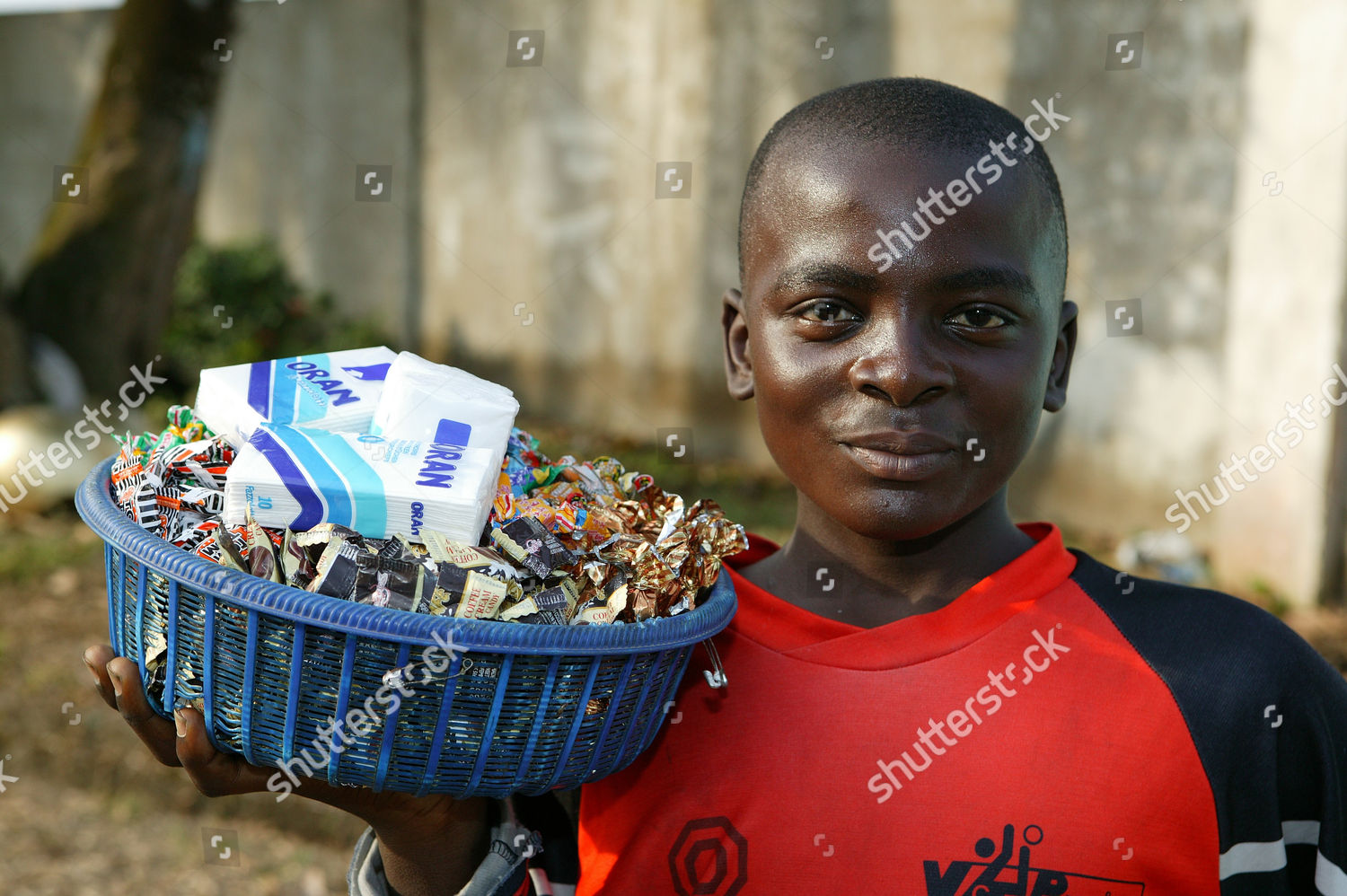 Teenage Boy Selling Sweets Paper Tissues Editorial Stock Photo - Stock ...