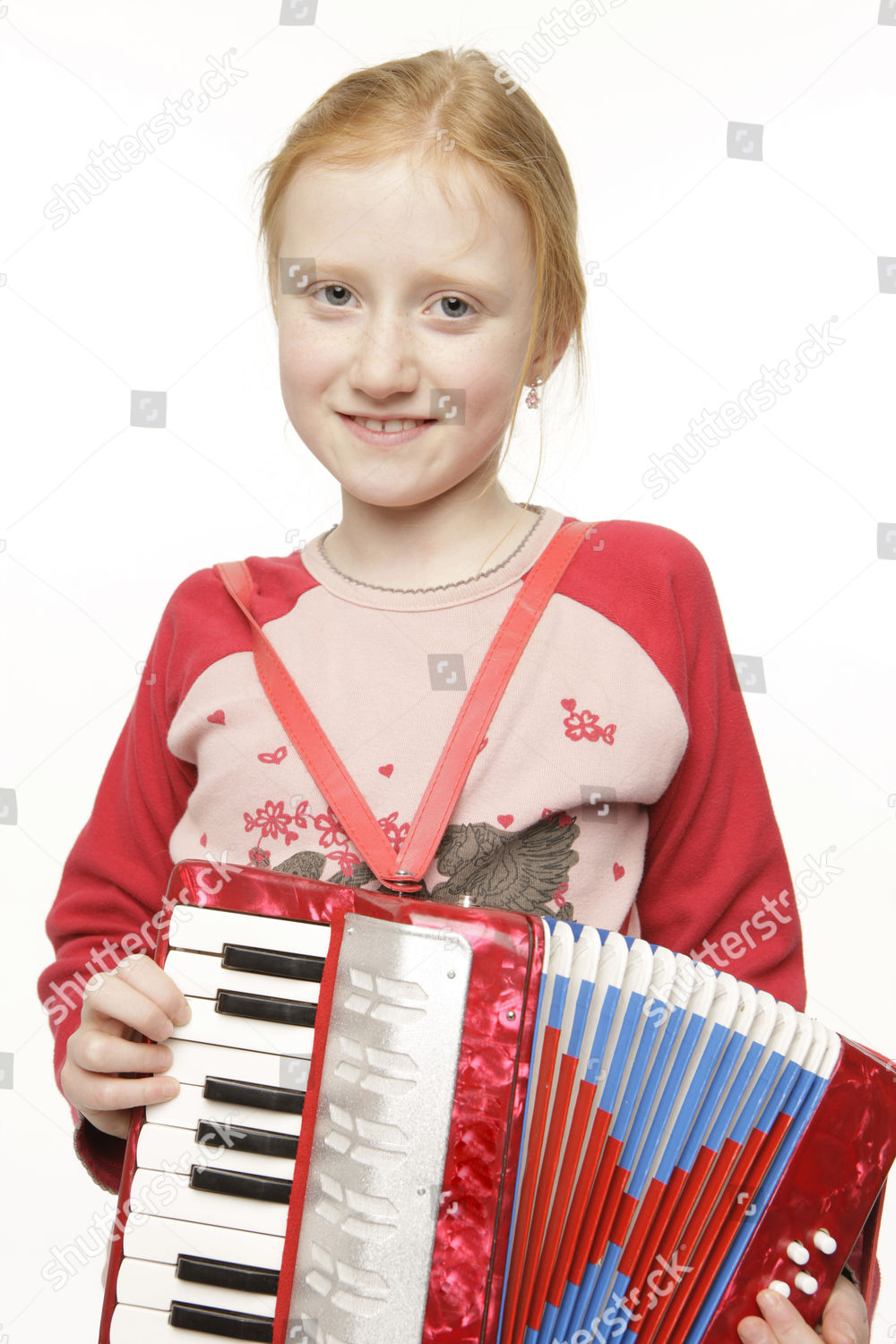 Model Released Smiling 8yearold Girl Playing Editorial Stock Photo ...