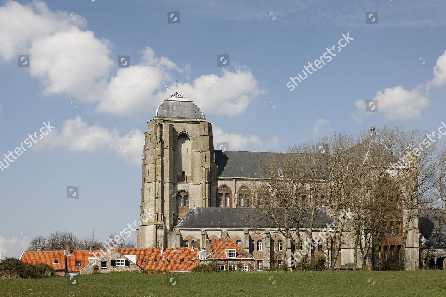 Olvrouwekerk Sixteenthcentury Church Veere Walcheren Zeeland Editorial ...