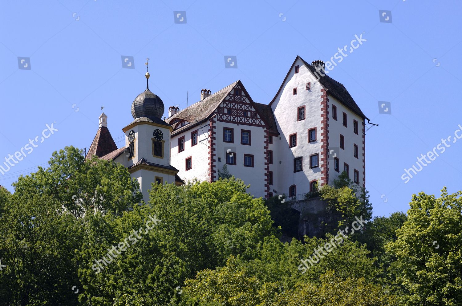 Burg Egloffstein Egloffstein Castle Egloffstein Middle Editorial Stock ...