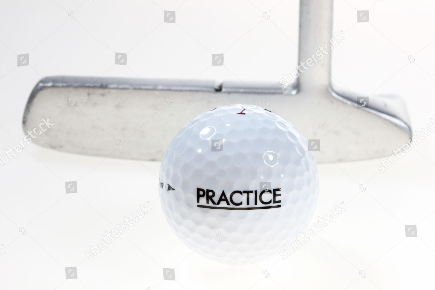 Golf Ball Practice Ball Driving Range Editorial Stock Photo - Stock ...