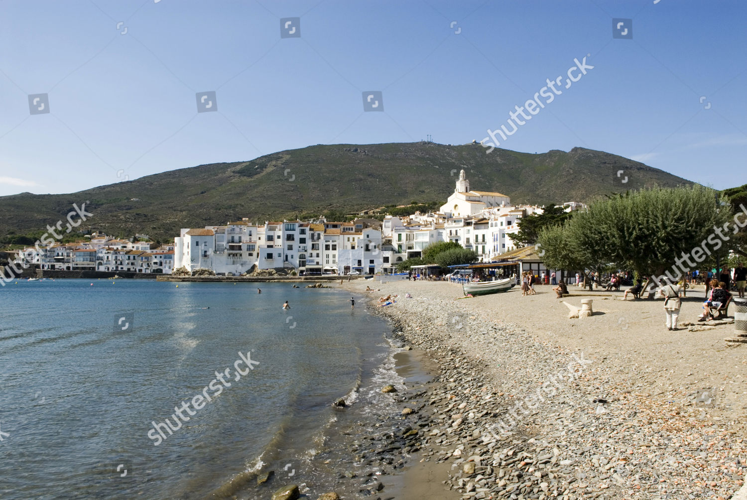 Beach Cadaques Costa Brava Catalonia Spain Editorial Stock Photo ...