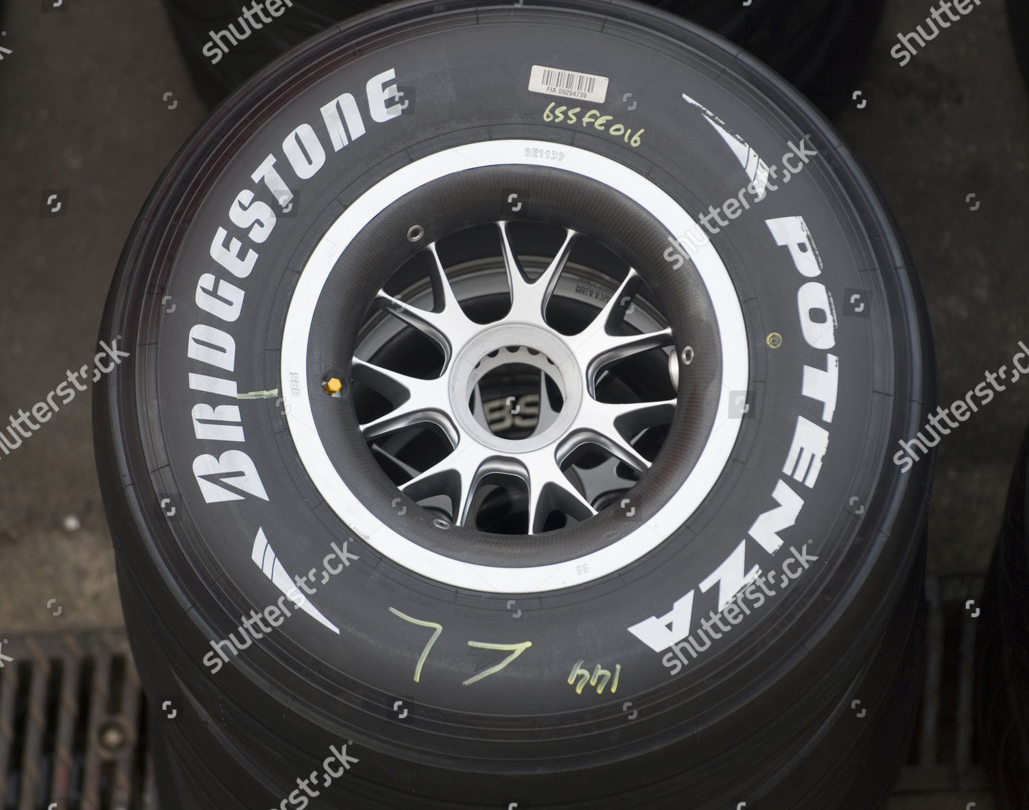 Bridgestone Formula 1 Race Care Tire Editorial Stock Photo - Stock ...