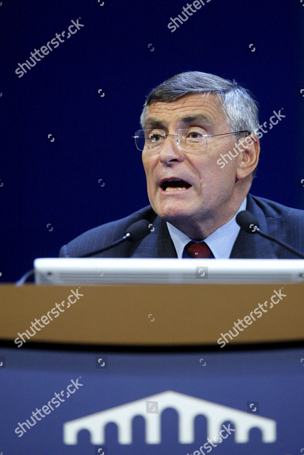 Jean Louis Beffa Chief Executive Saint Editorial Stock Photo - Stock ...