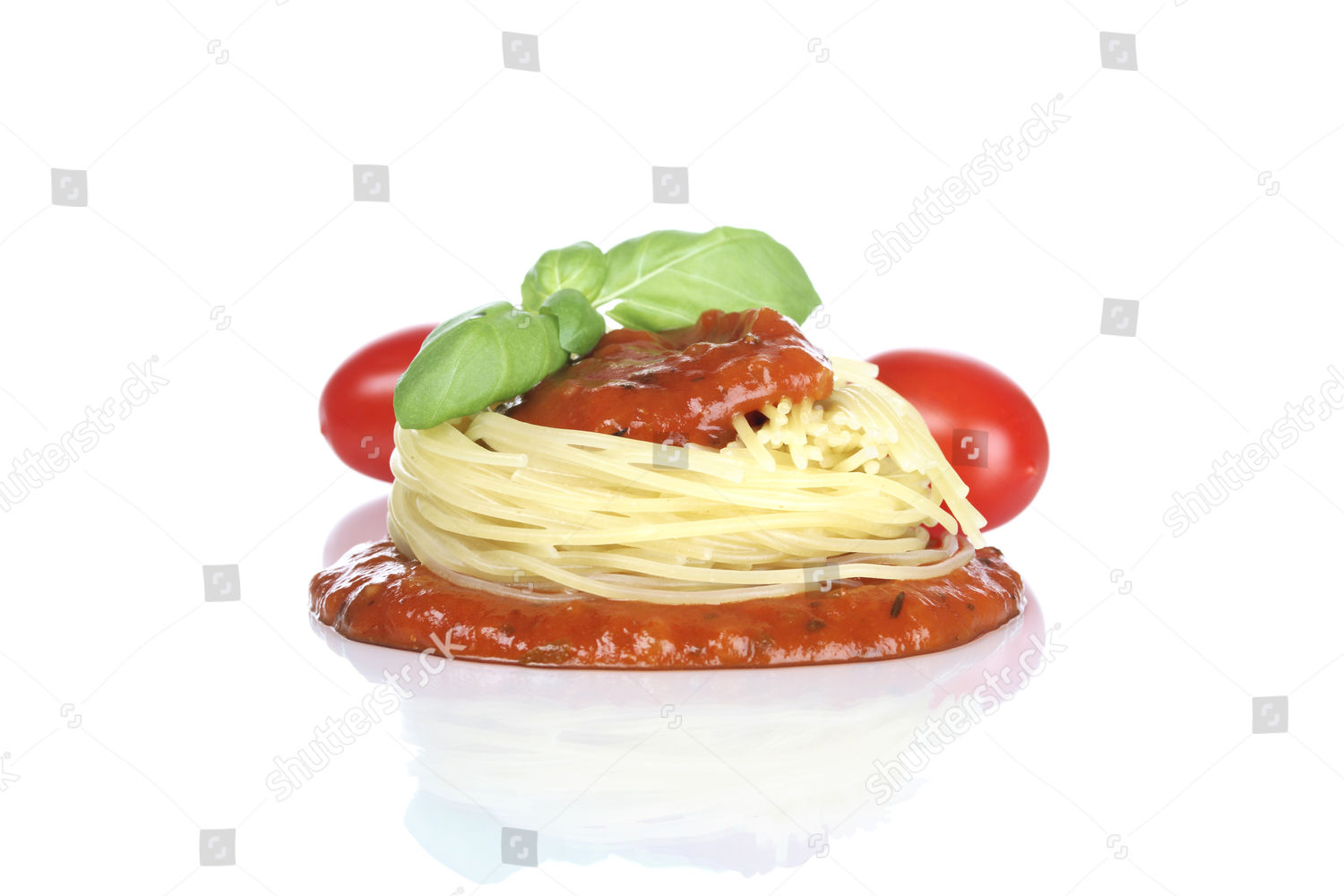 Fidelini Pasta Tomato Sauce Editorial Stock Photo - Stock Image ...