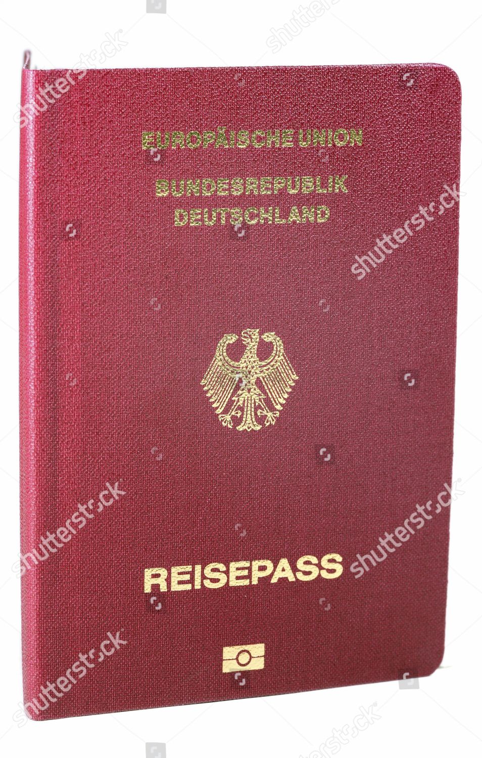 German Eu Passport Biometric Chip Editorial Stock Photo - Stock Image ...