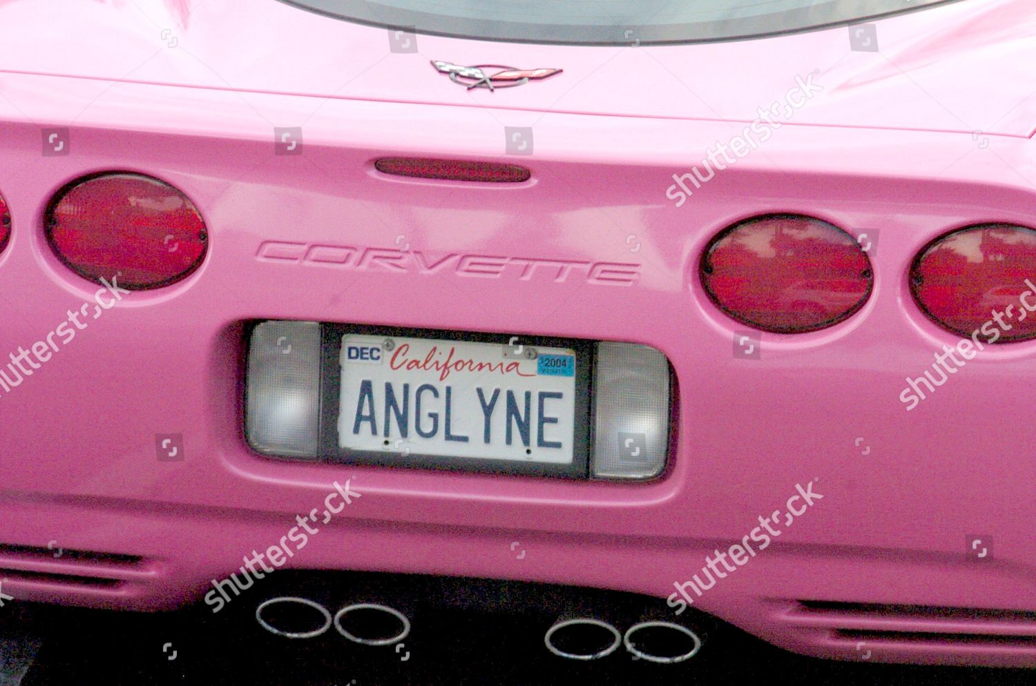 Pink Corvette Belonging Angelyne Editorial Stock Photo - Stock Image ...