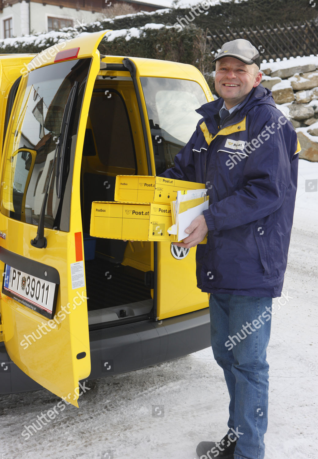Model Released Mailman Mail Carrier Letter Editorial Stock Photo ...