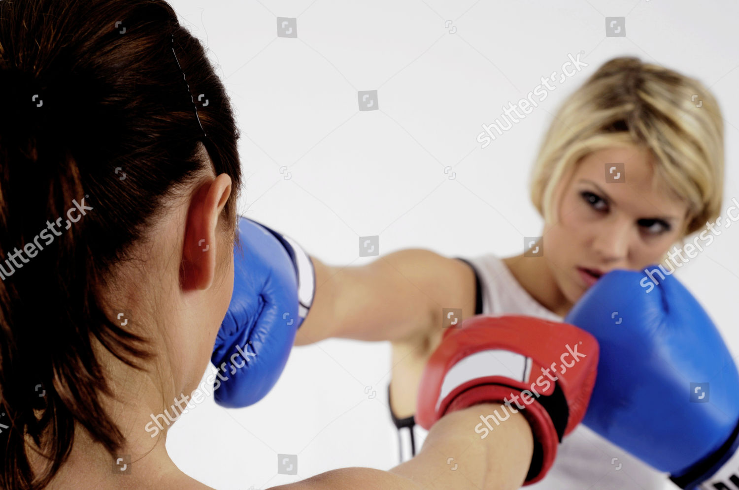 Model Released Two Female Boxers Fighting Editorial Stock Photo - Stock ...