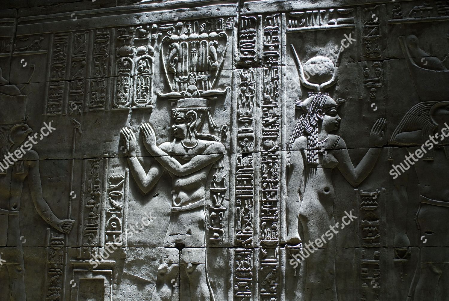 Interior Hieroglyphs Karnak Temple Luxor Egypt Editorial Stock Photo ...