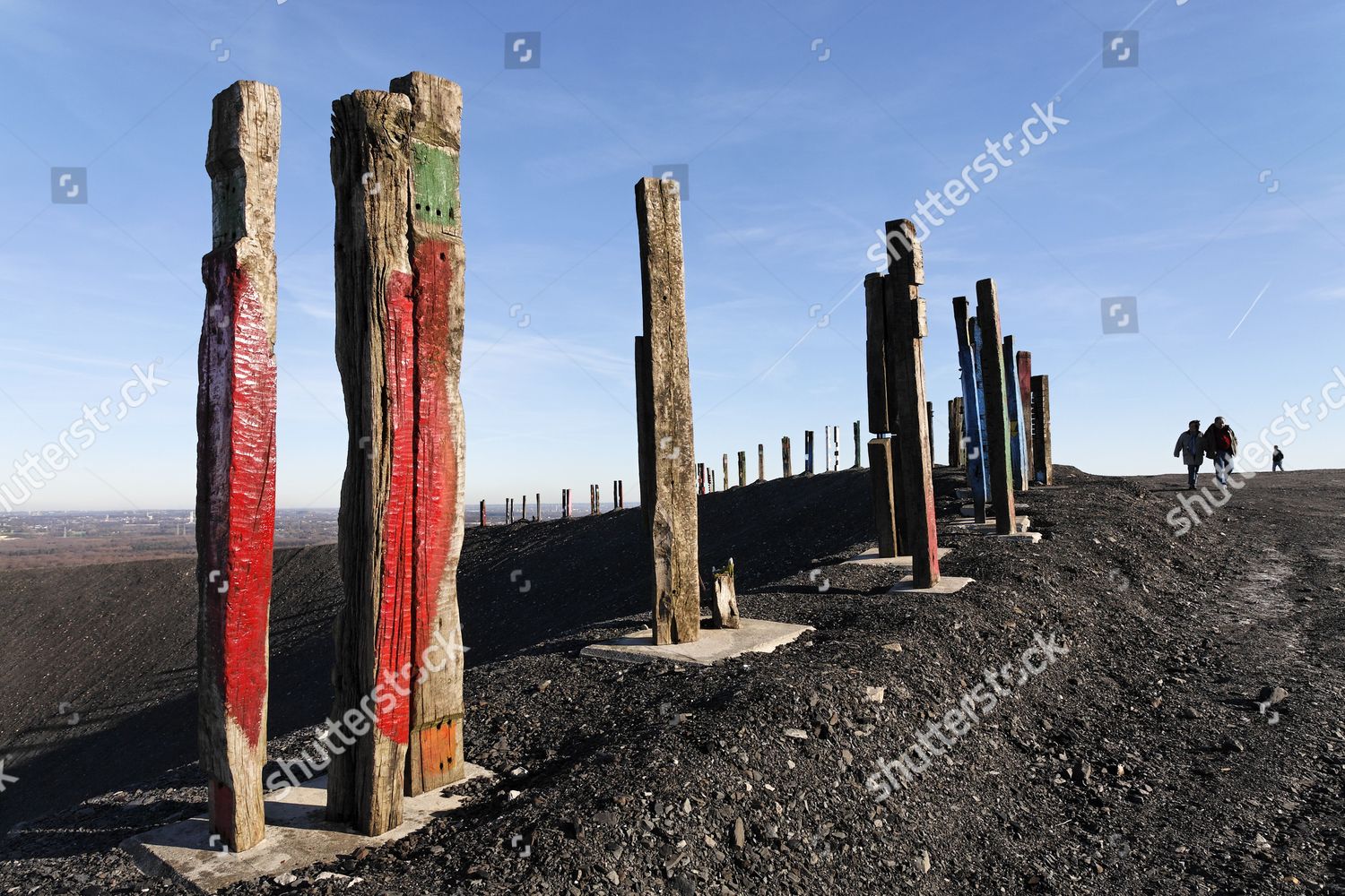 Totems Art Installation By Basque Artist Editorial Stock Photo - Stock ...