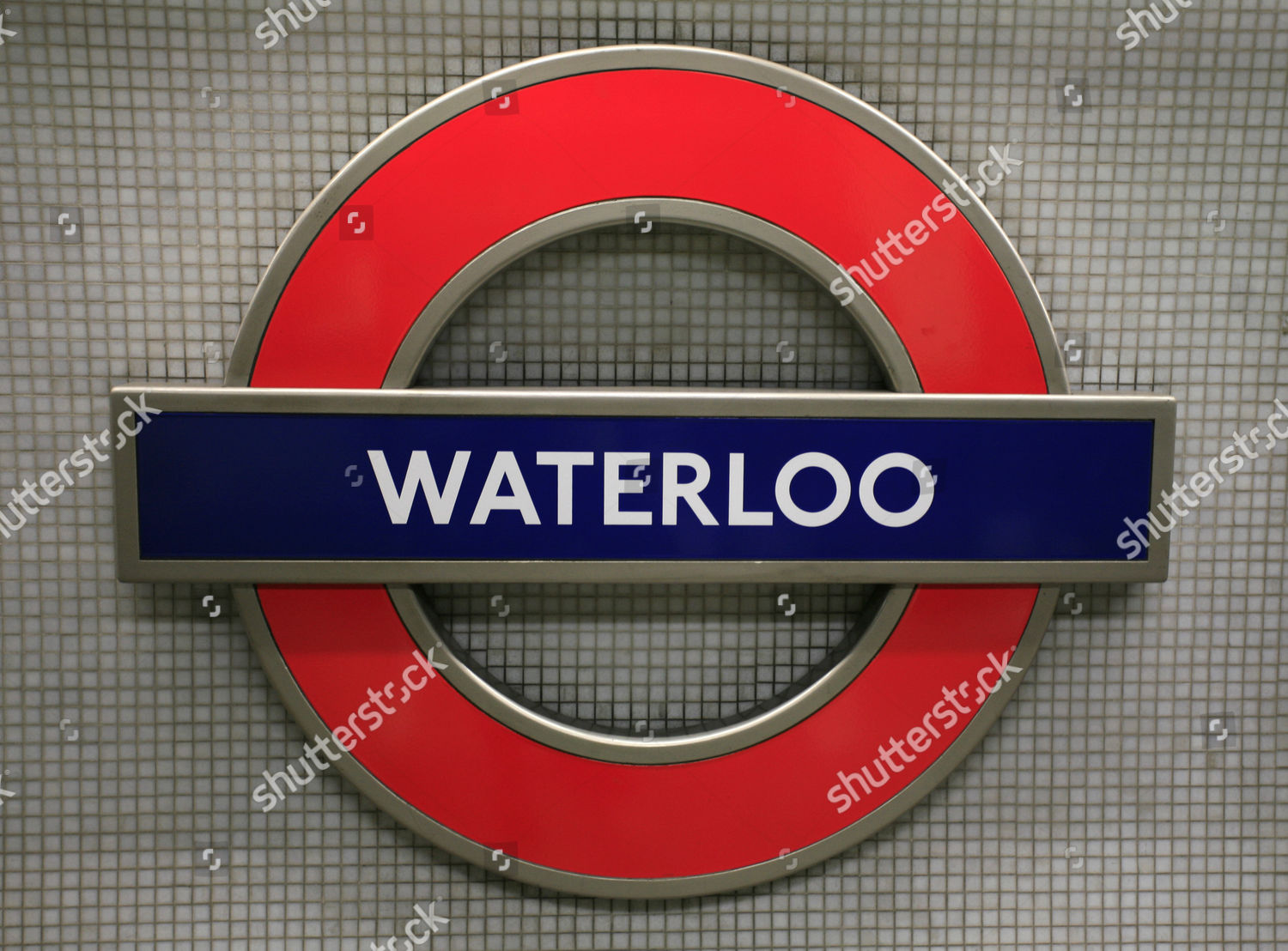 Waterloo Underground Station London England Uk Editorial Stock Photo ...