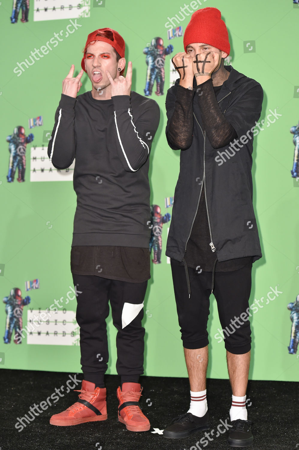 Josh Dun Tyler Joseph Twenty One Editorial Stock Photo - Stock Image ...