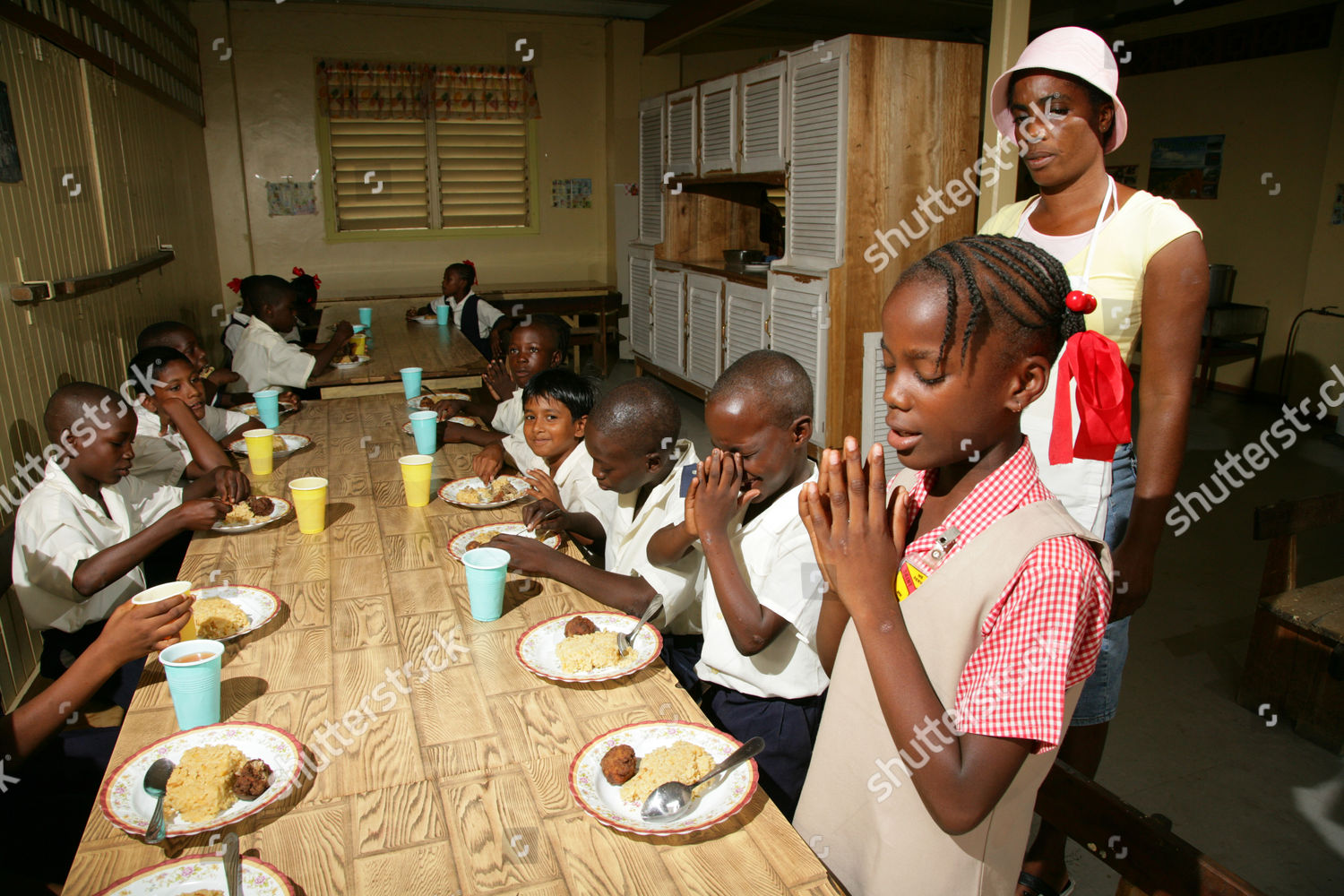 Mealtime Prayers Daycare Centre New Amsterdam Editorial Stock Photo ...