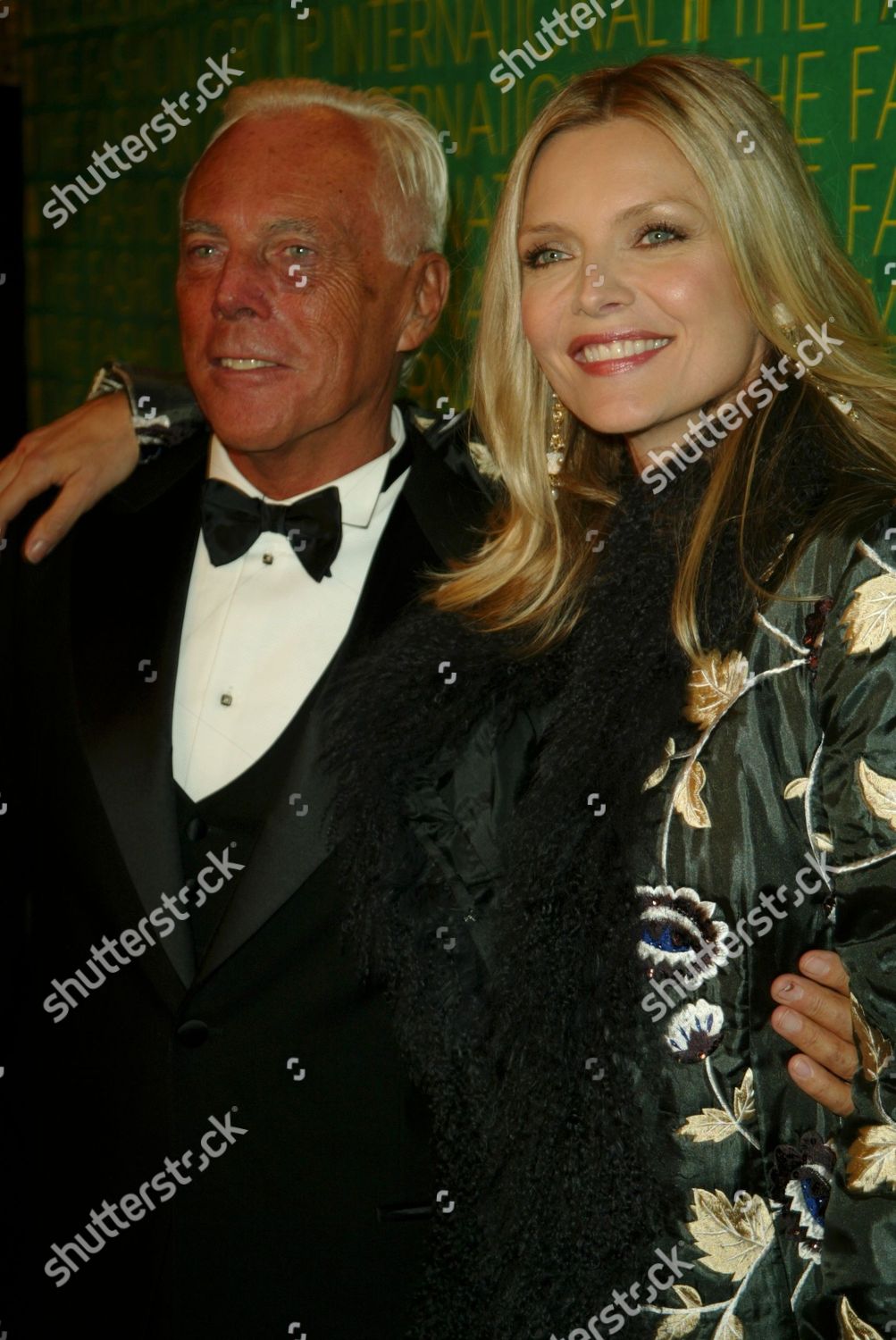 Giorgio Armani Michelle Pfeiffer Editorial Stock Photo - Stock Image ...