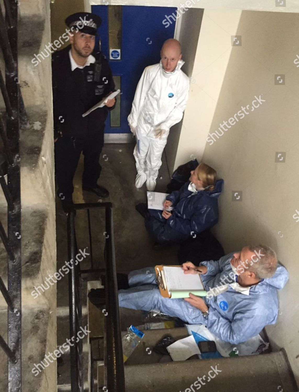 Police Forensic Team Scene Editorial Stock Photo - Stock Image ...