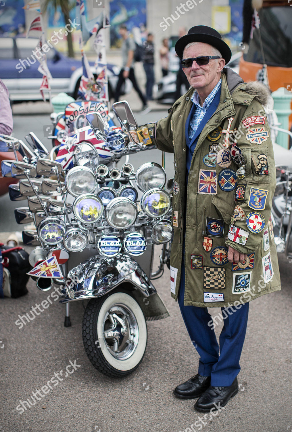 Scooter Enthusiasts Mods Gather Brighton Editorial Stock Photo - Stock ...