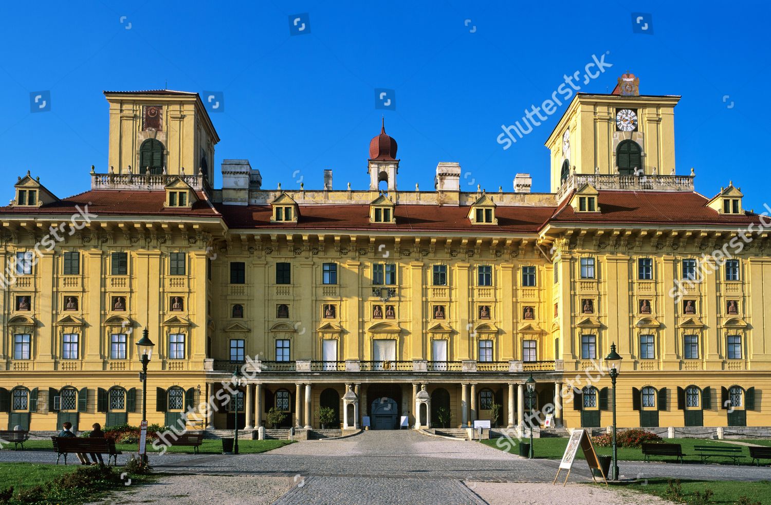 Facade Schloss Esterhazy Esterhazy Palace Eisenstadt Editorial Stock Photo - Stock Image ...