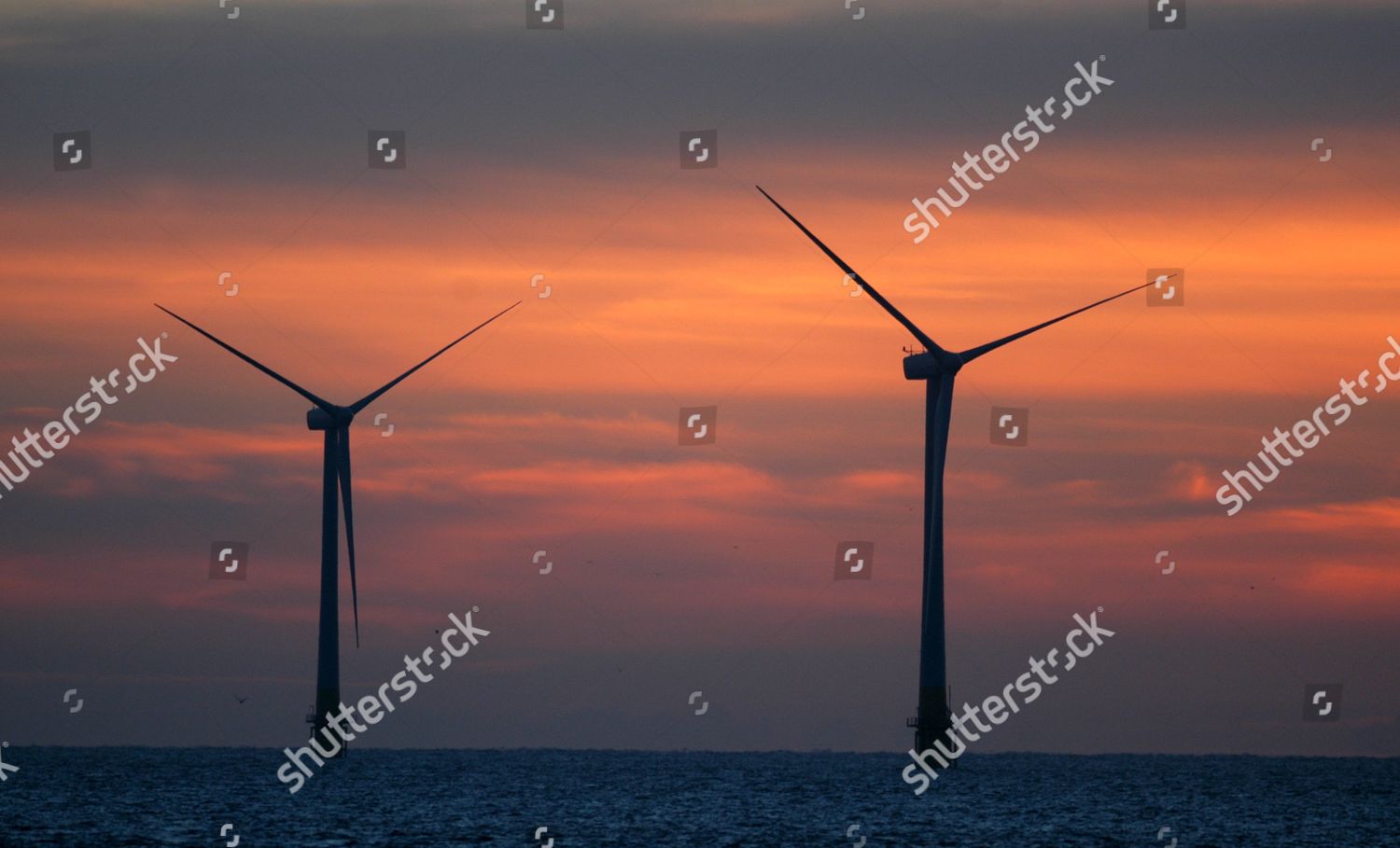 Scroby Sands Wind Farm Editorial Stock Photo - Stock Image | Shutterstock