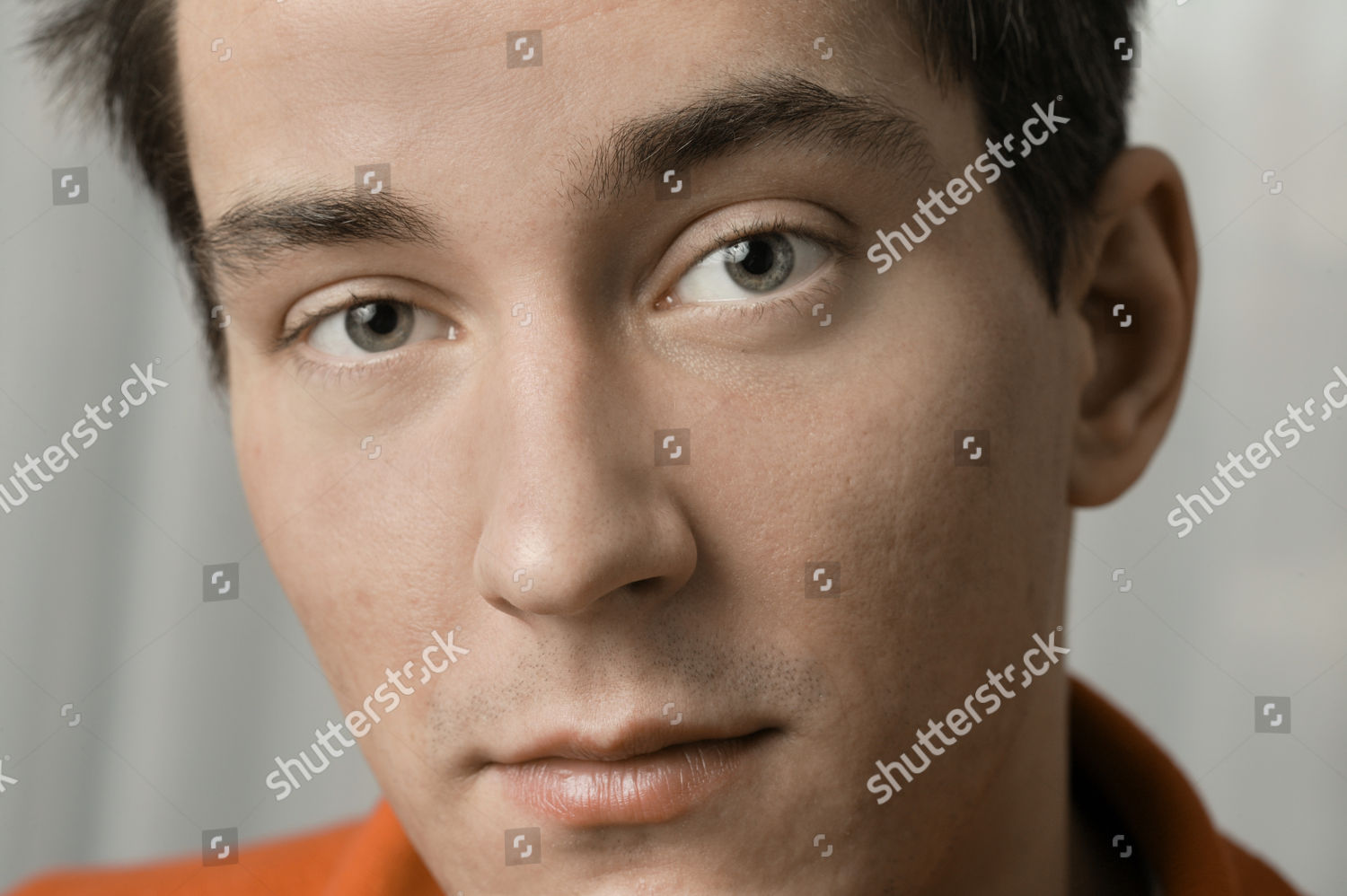 Model Released Young Man Sceptically Looking Editorial Stock Photo ...