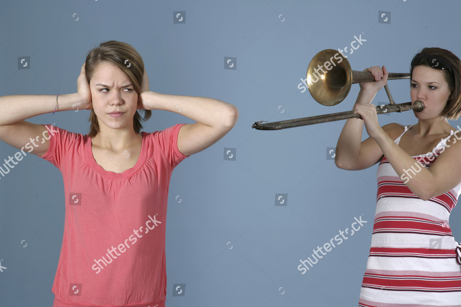 Model Released Girl Practicing Her Trombone Editorial Stock Photo ...