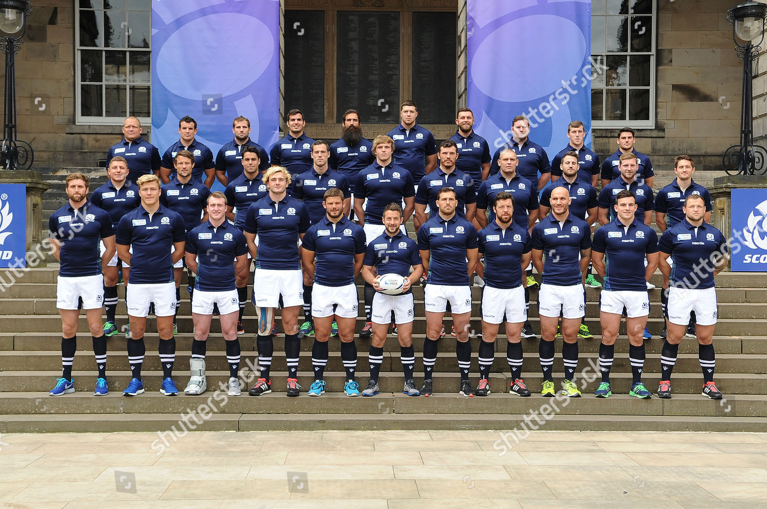 Scotland Rwc Squad Pose Media Following Editorial Stock Photo - Stock ...