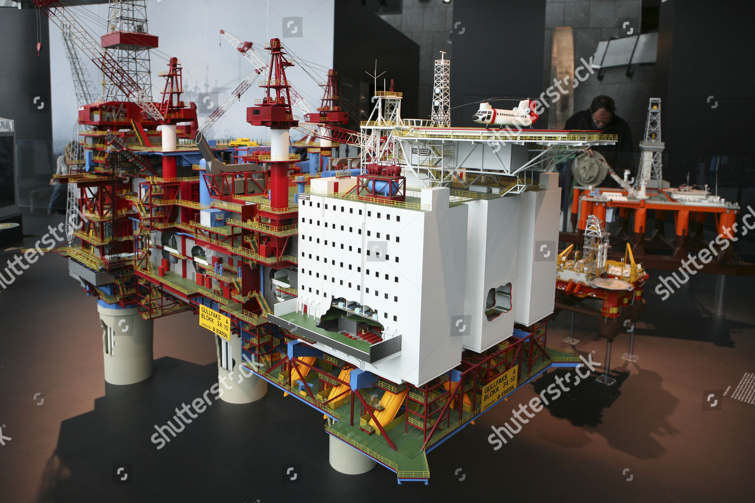 Model Offshore Oil Rig Petroleum Museum Editorial Stock Photo - Stock ...