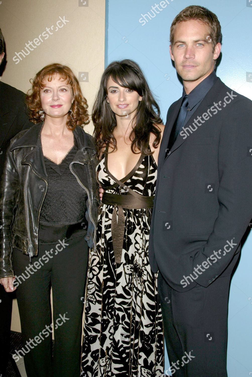 Susan Sarandon Penelope Cruz Paul Walker Editorial Stock Photo - Stock ...