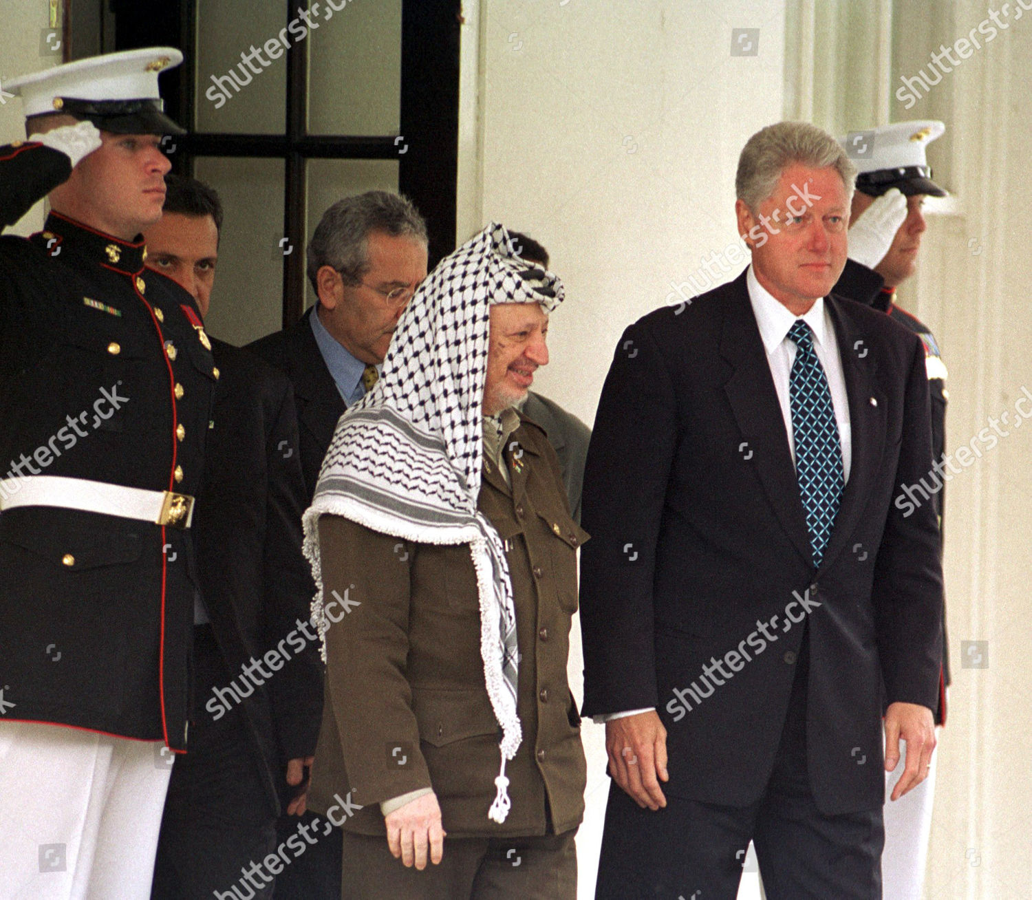 Yasser Arafat Bill Clinton After Their Editorial Stock Photo - Stock ...