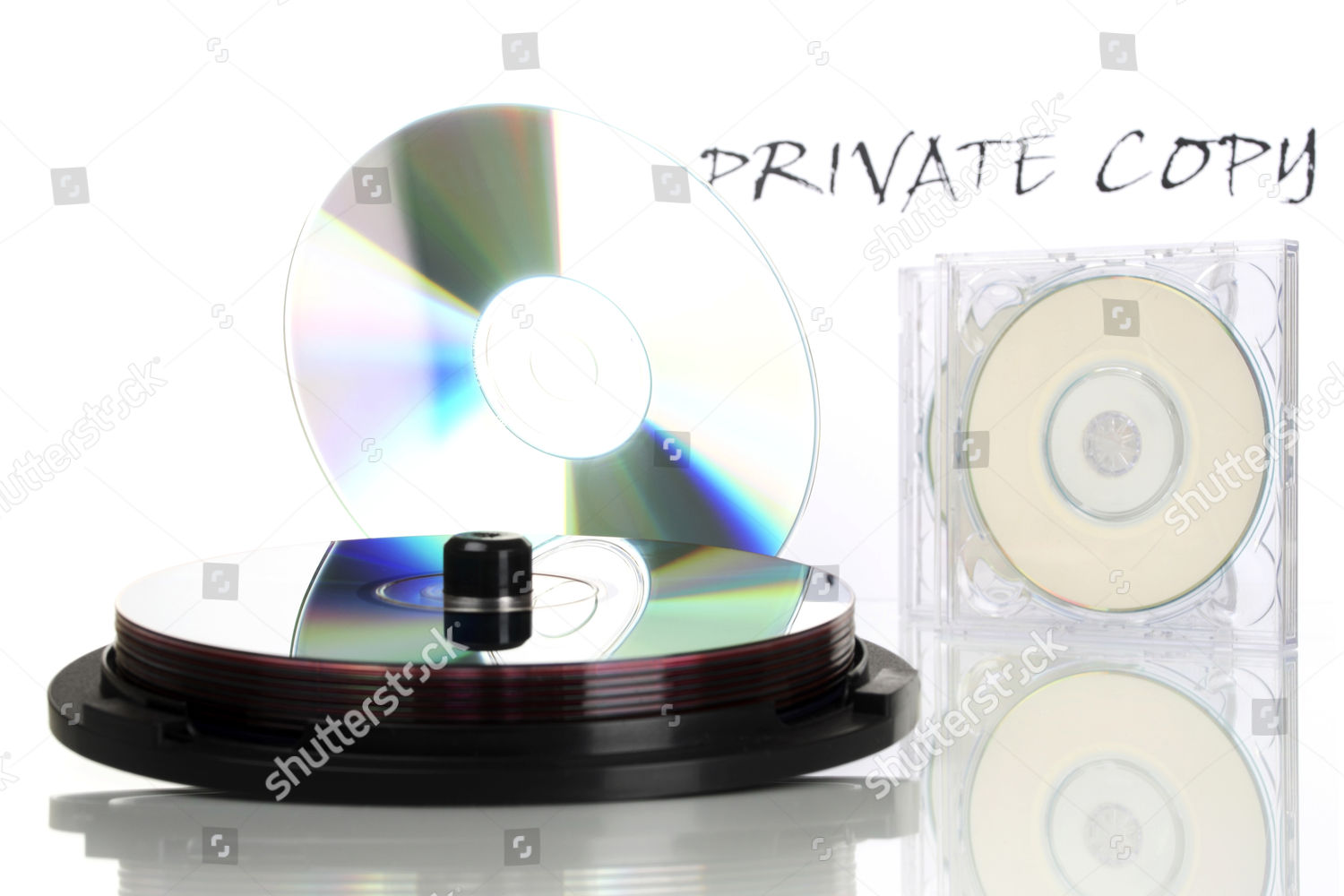 Data Storage Devices Blank Disks Writing Editorial Stock Photo - Stock ...