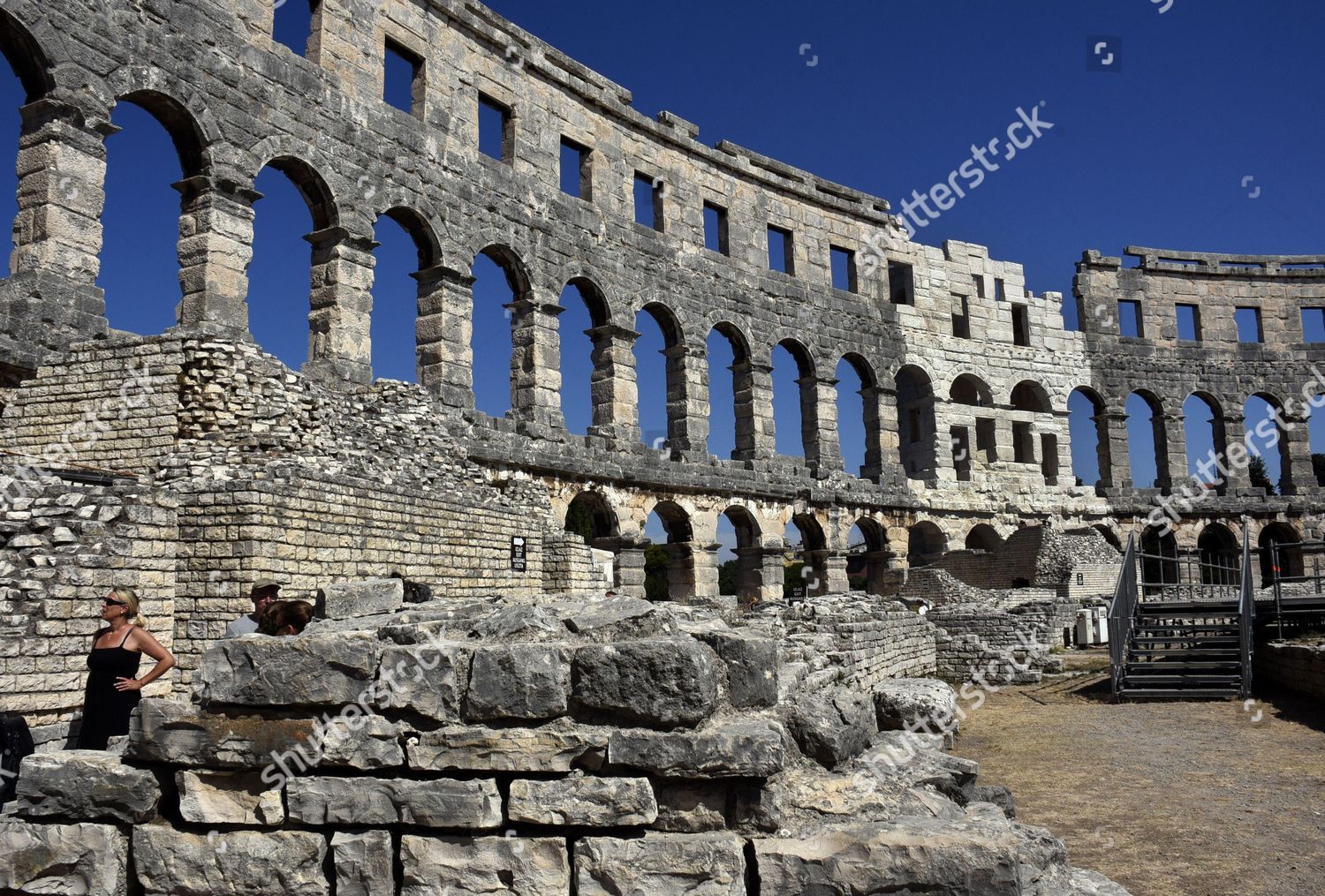 Pula One Main Attractions Symbol City Editorial Stock Photo - Stock ...