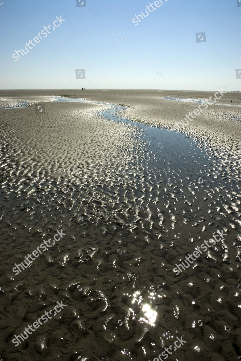 Mudflat Beach Sankt Peterording North Frisia Editorial Stock Photo ...