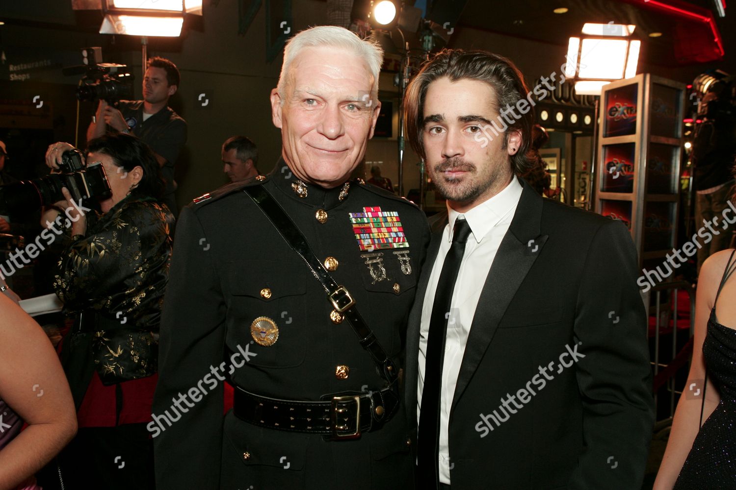 Capt Dale Dye Colin Farrell Editorial Stock Photo - Stock Image ...
