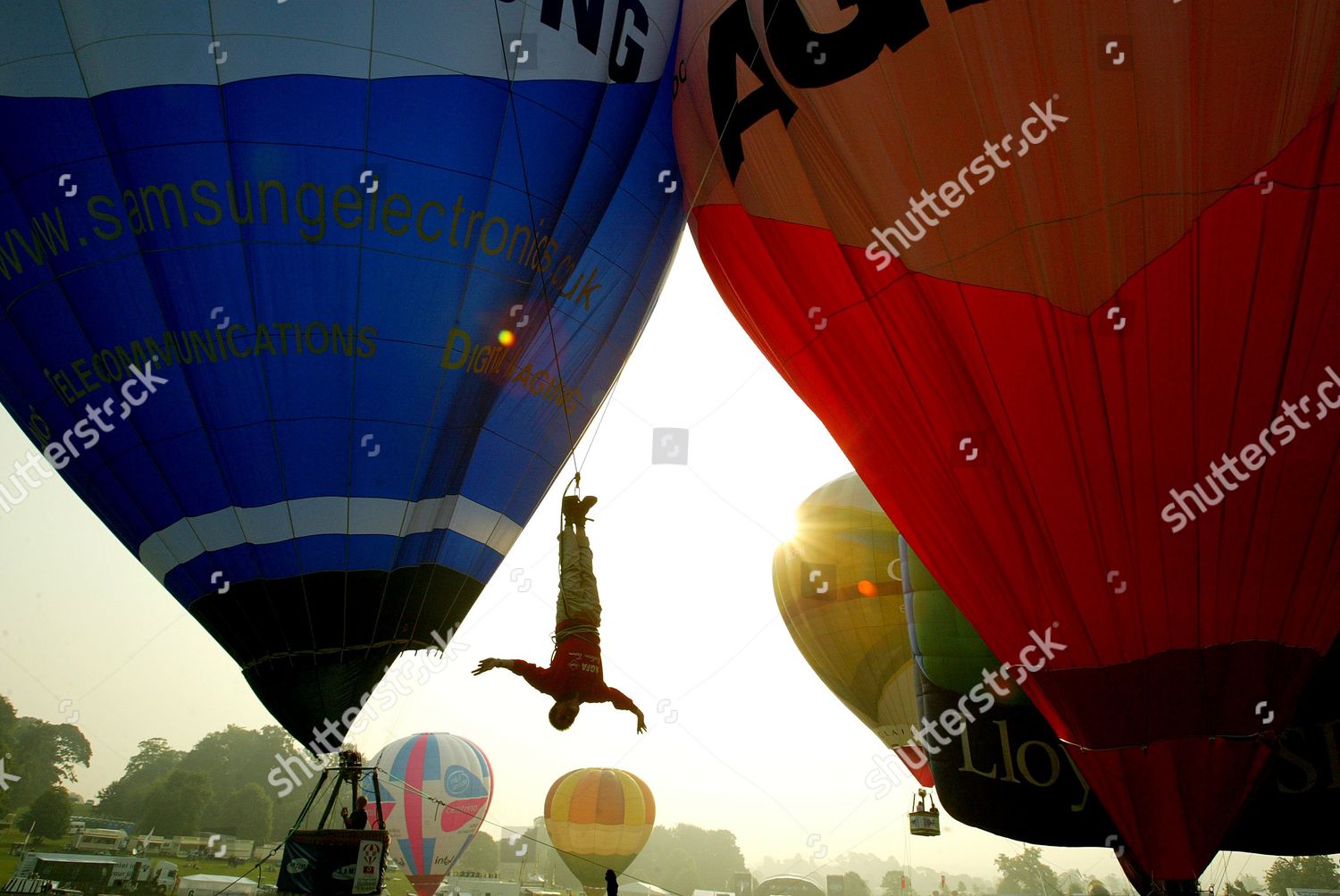 Stunt Pilot Ian Ashpole Hanging Upside Editorial Stock Photo - Stock ...