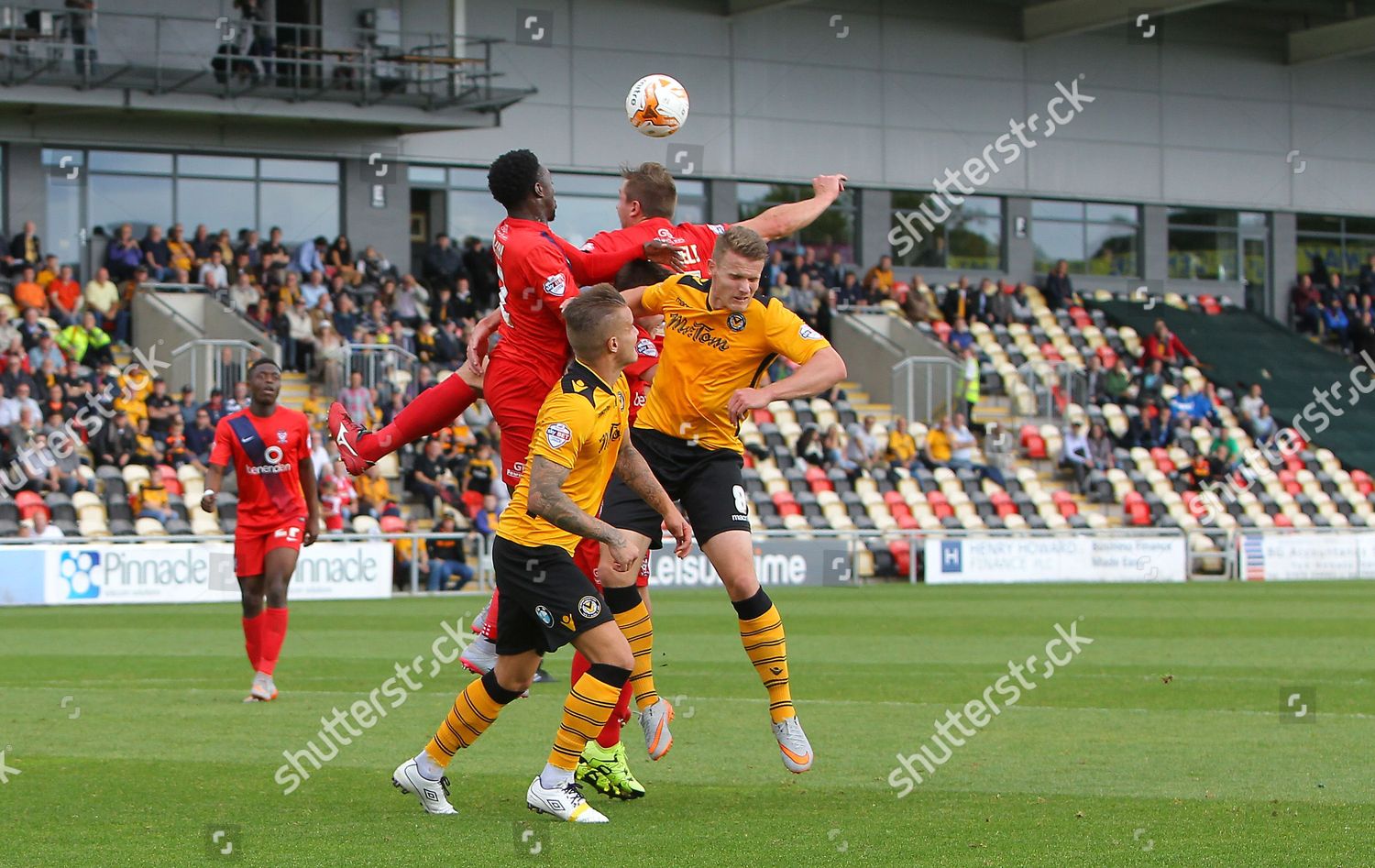 Yan Klukowski Newport County Beaten Air Editorial Stock Photo - Stock ...