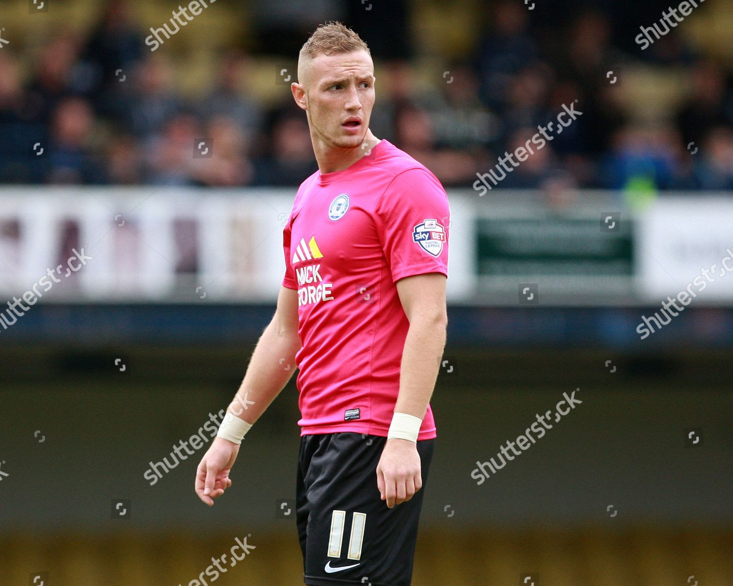 Peterborough United Player Marcus Maddison During Editorial Stock Photo ...