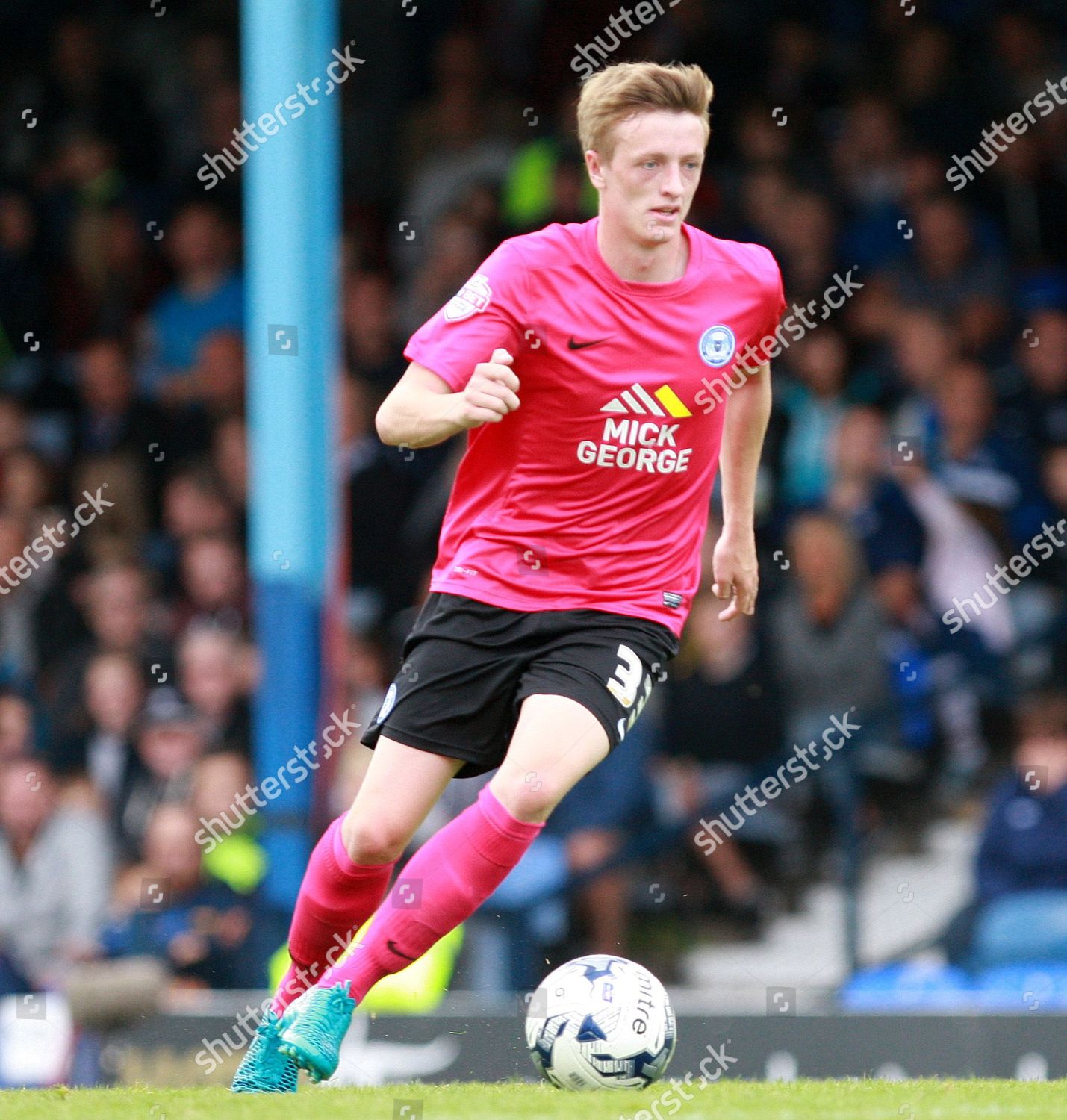 Peterborough United Player Chris Forrester Surges Editorial Stock Photo ...