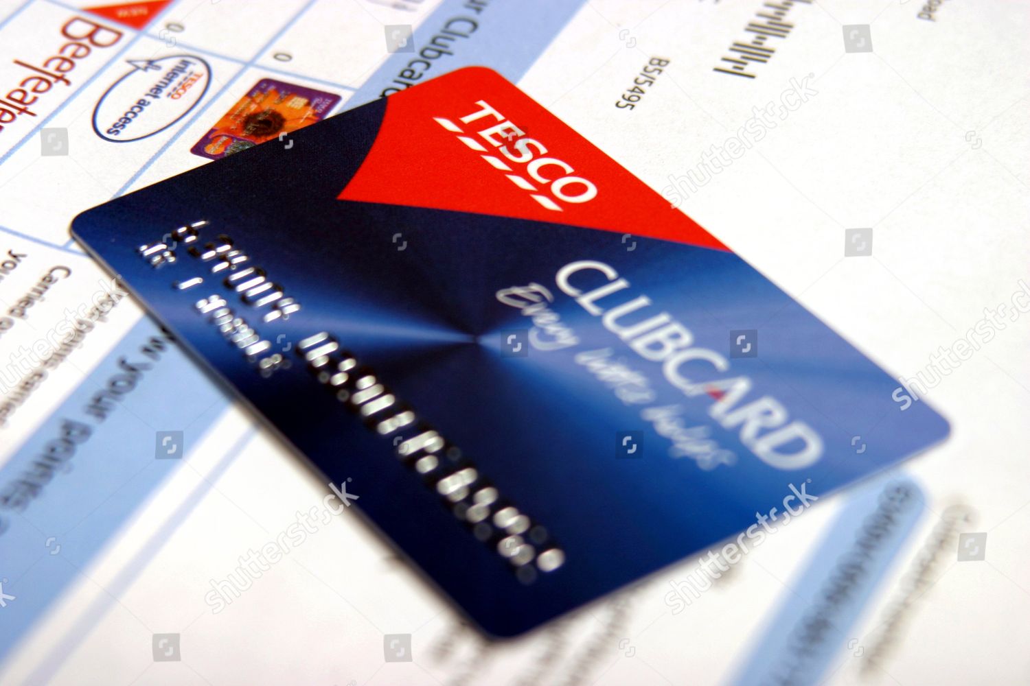 Tesco Clubcard Reward Card Editorial Stock Photo - Stock Image ...